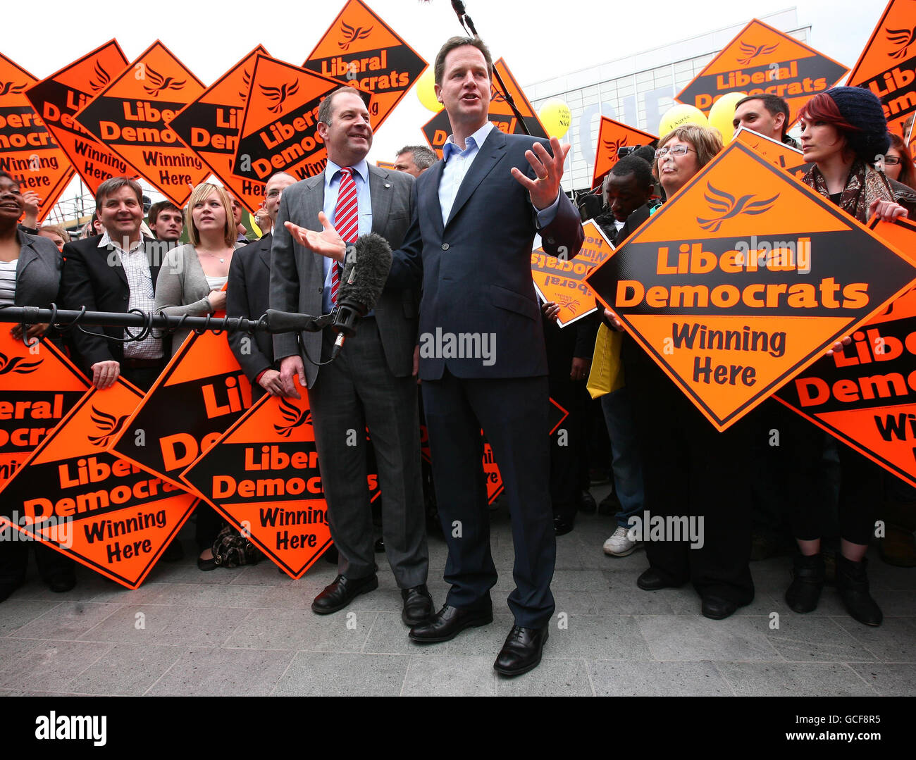 2010 General Election campaign Apr 30th Stock Photo - Alamy
