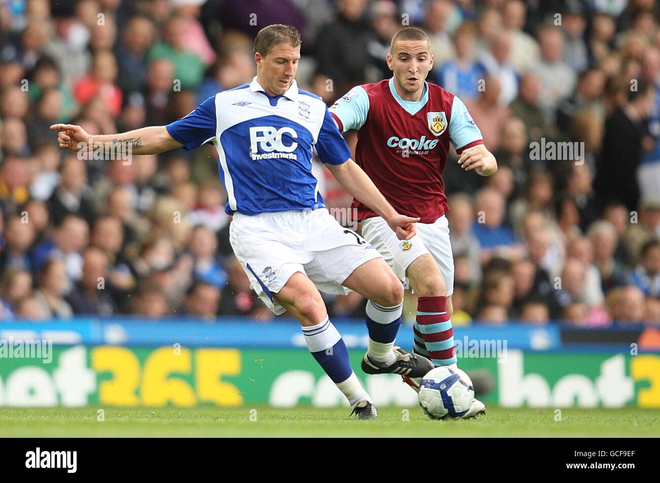 Burnleys martin paterson in action hi-res stock photography and images ...