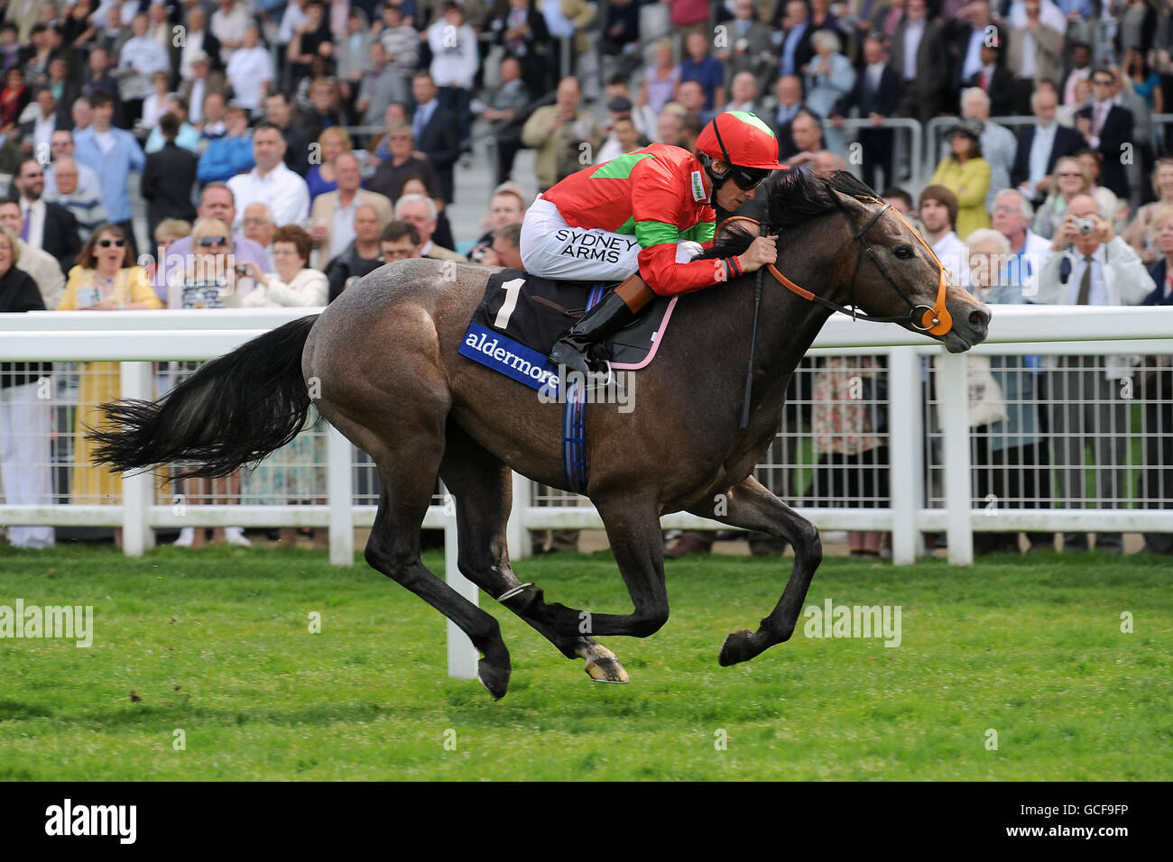 Jockey richard hughes on zebedee prior aldermore conditions stakes hi ...