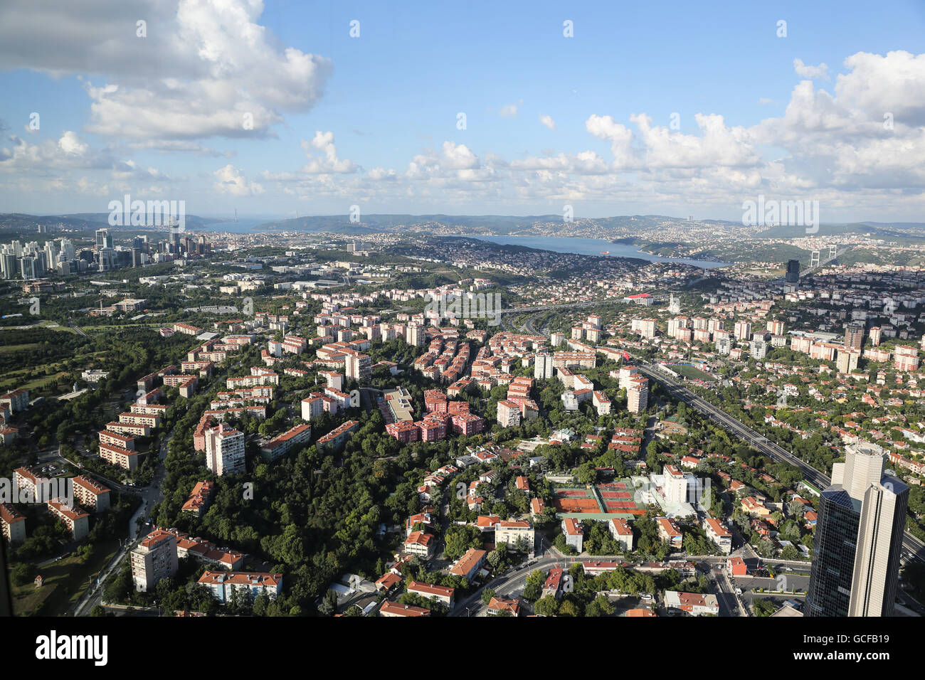 Aerial view of Istanbul City in Turkey Stock Photo - Alamy