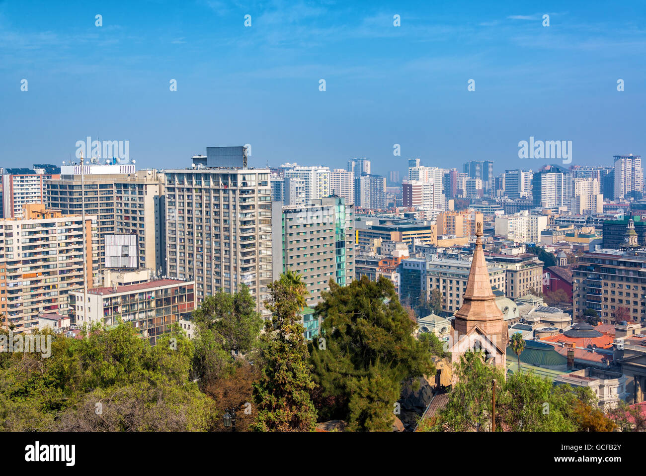 Santiago chile skyline hi-res stock photography and images - Alamy