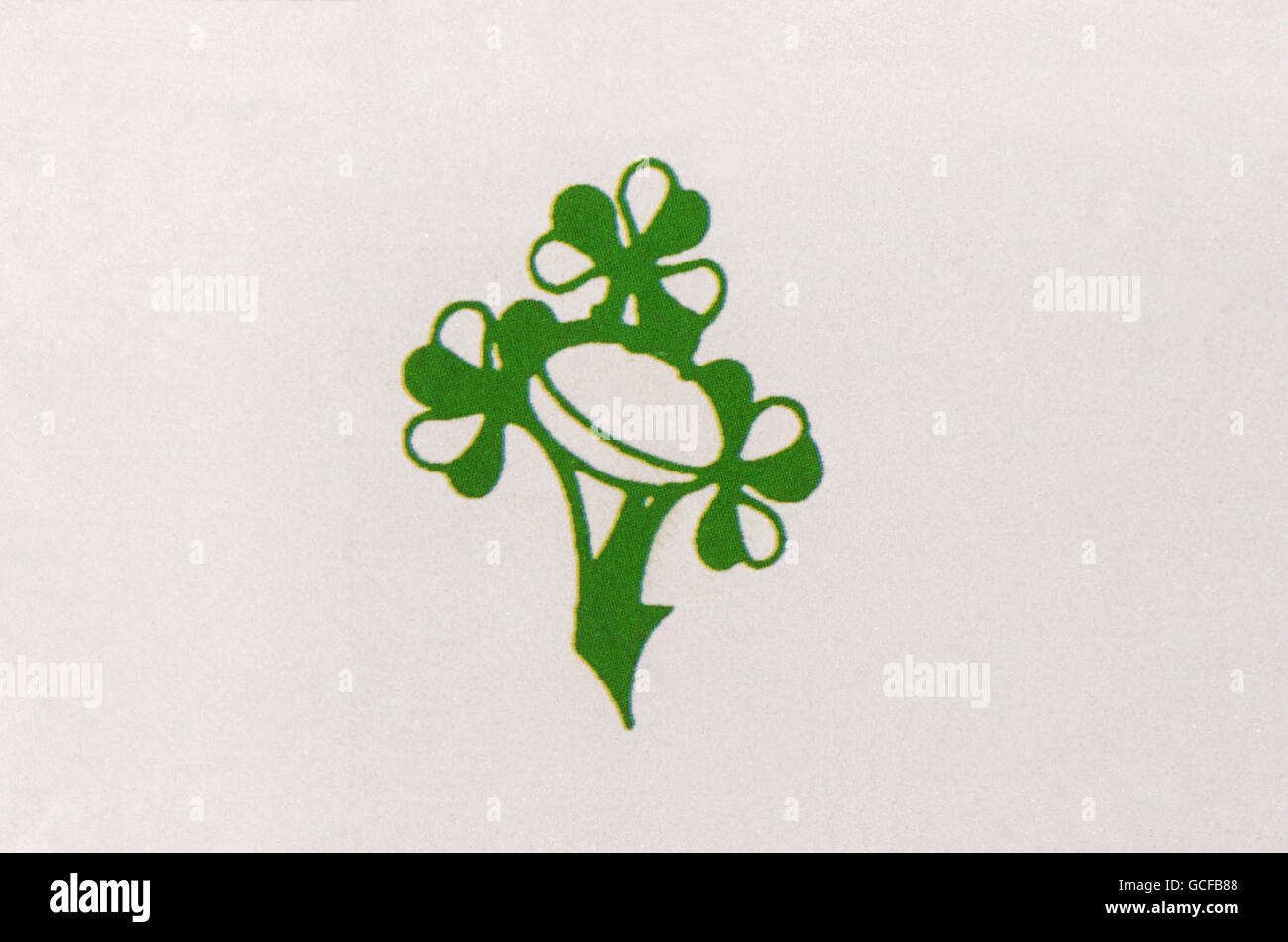 5 NATIONS RUGBY UNION LOGOS: ENGLAND, SCOTLAND, WALES, FRANCE Stock ...