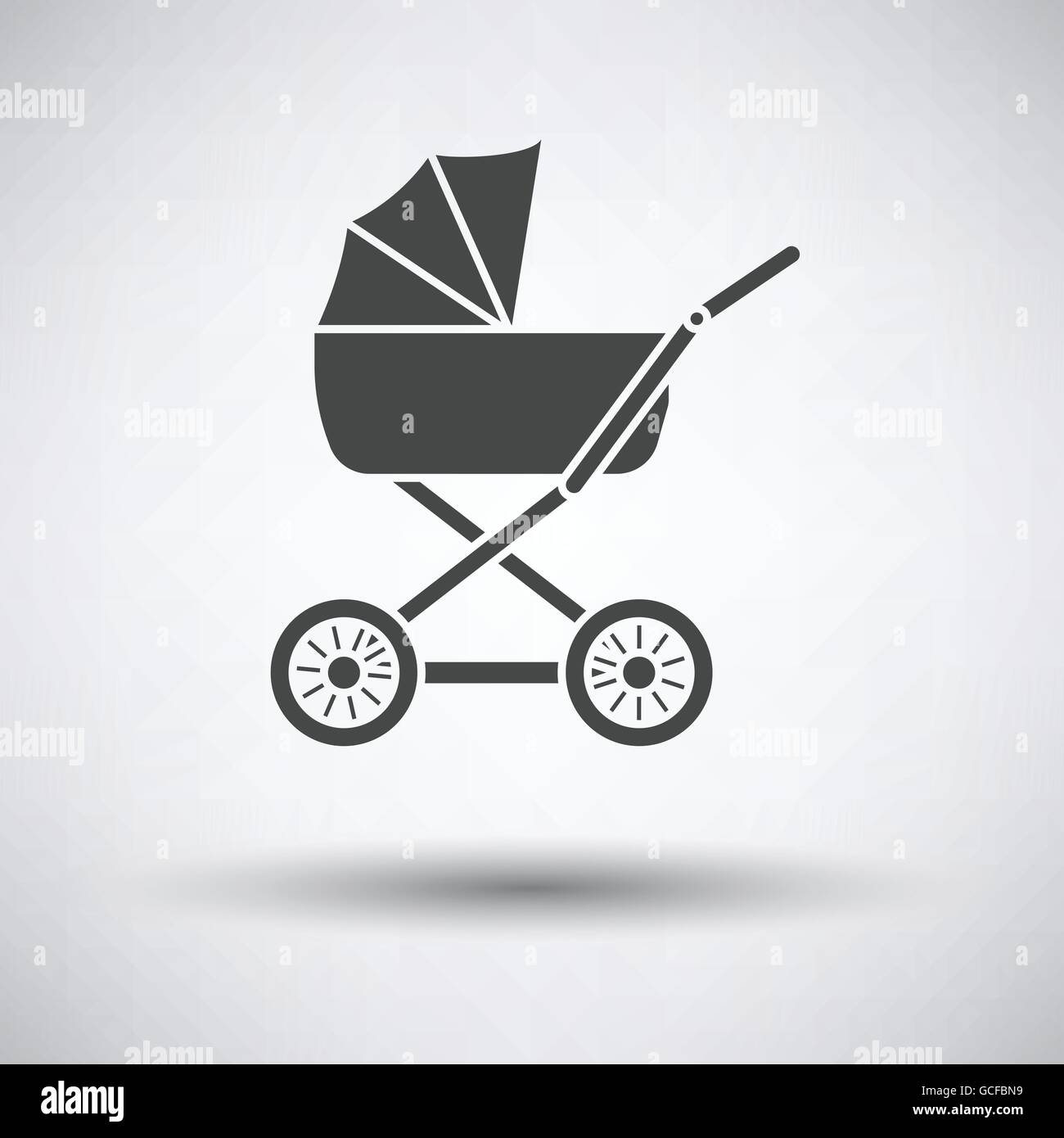 Single parent mother buggy Stock Vector Images - Alamy