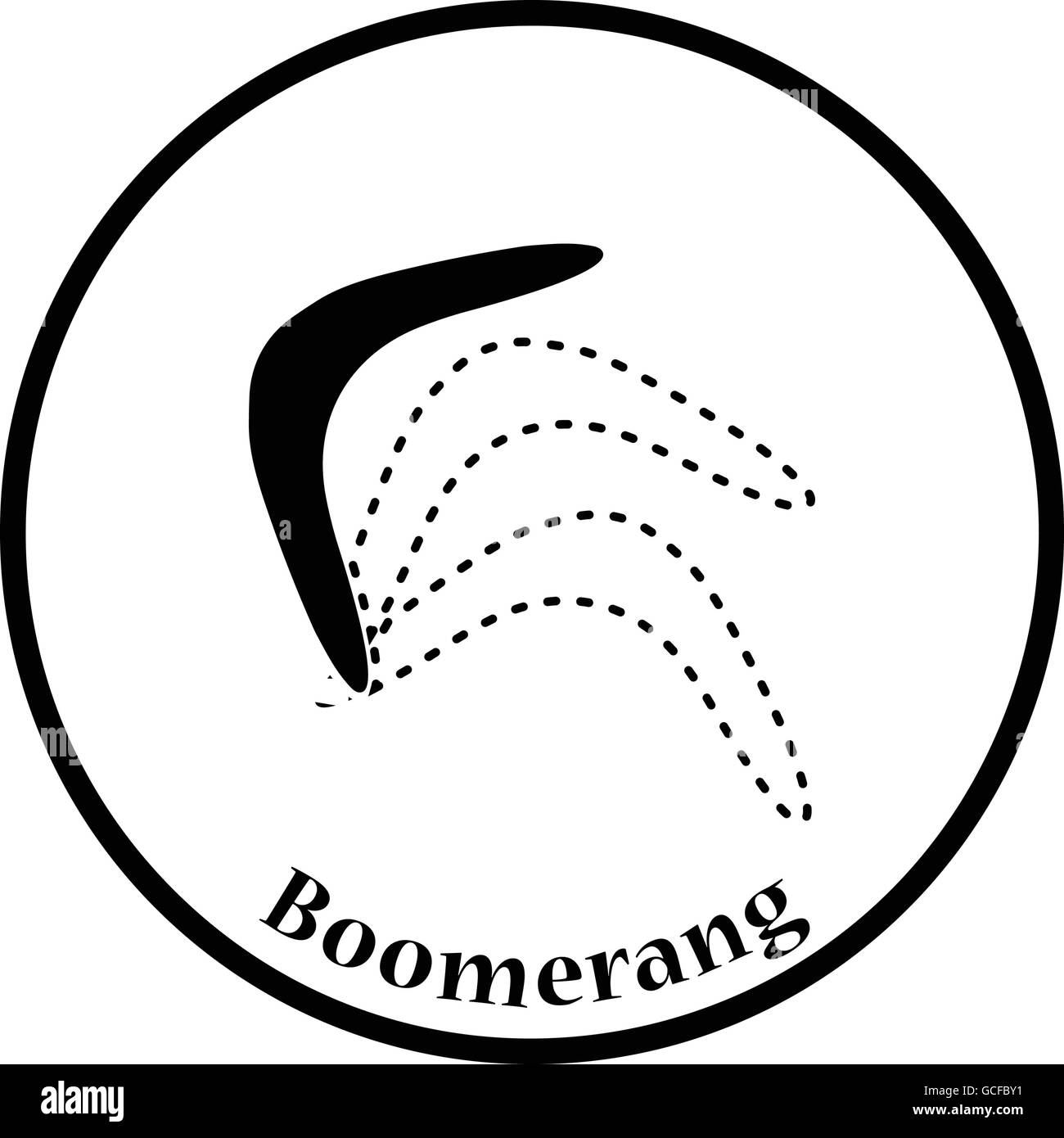 Throw boomerang Black and White Stock Photos & Images - Alamy