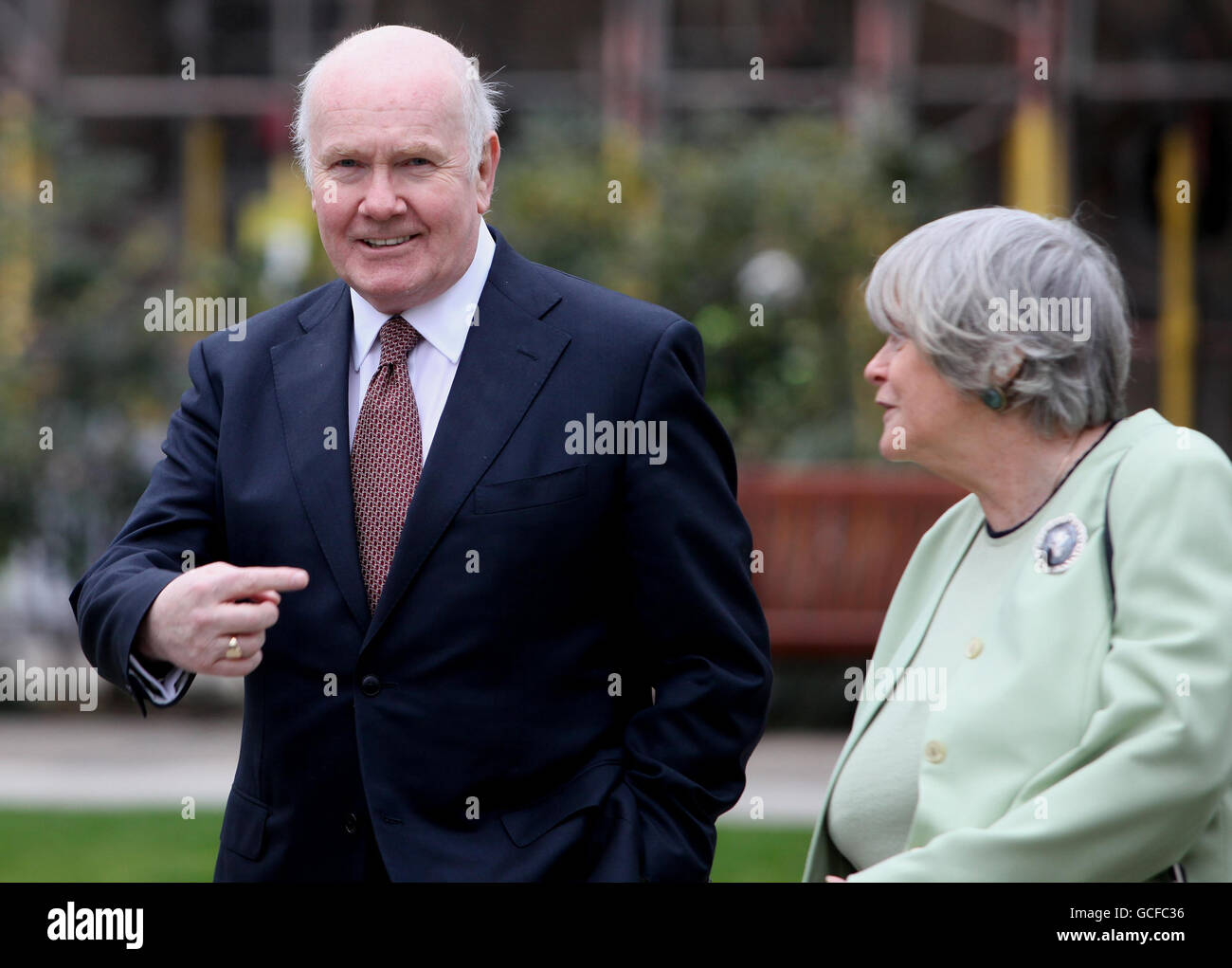 Labour MP John Reid pictured with Conservative MP Ann Widdecombe ...