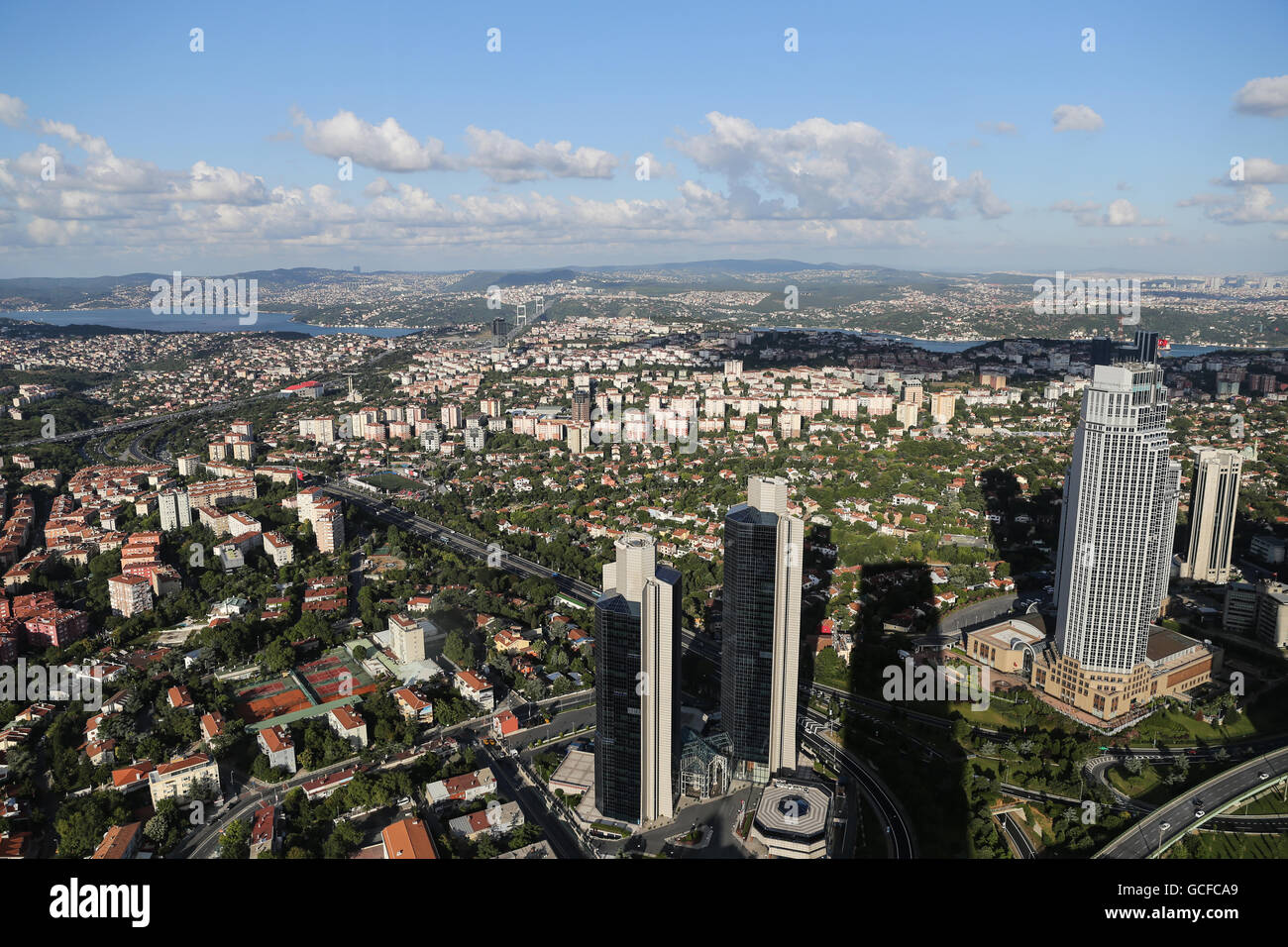 Aerial view of Istanbul City in Turkey Stock Photo - Alamy