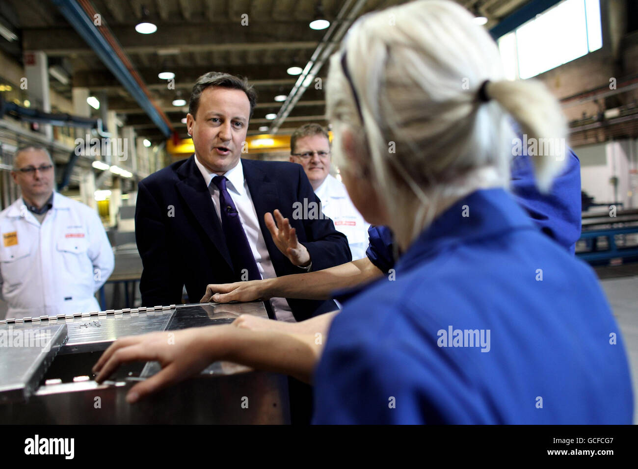 2010 General Election campaign Apr 14th Stock Photo - Alamy