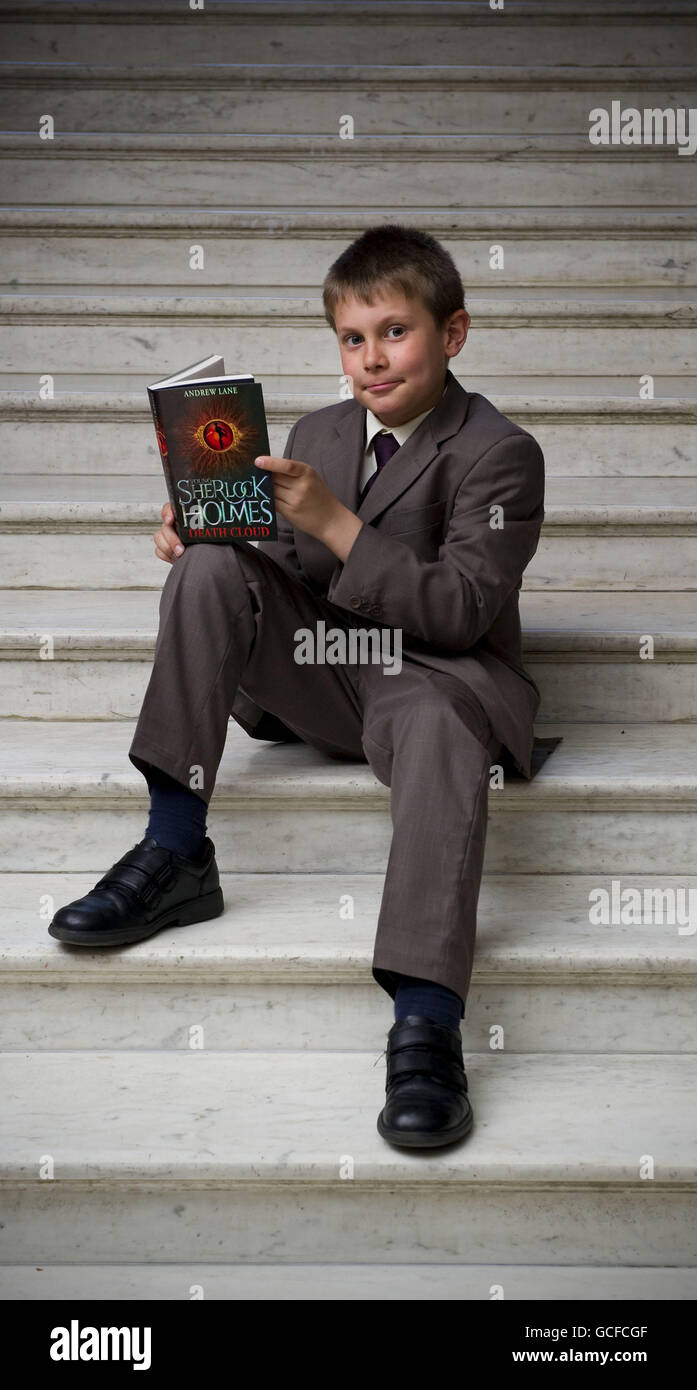 Young Sherlock Holmes book launch Stock Photo - Alamy