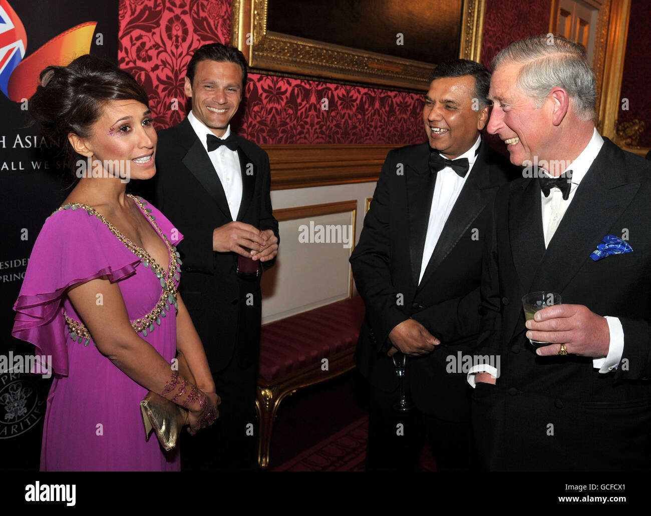 The Prince of Wales talks actress Preeya Kalidas and Mark Ramprakash ...