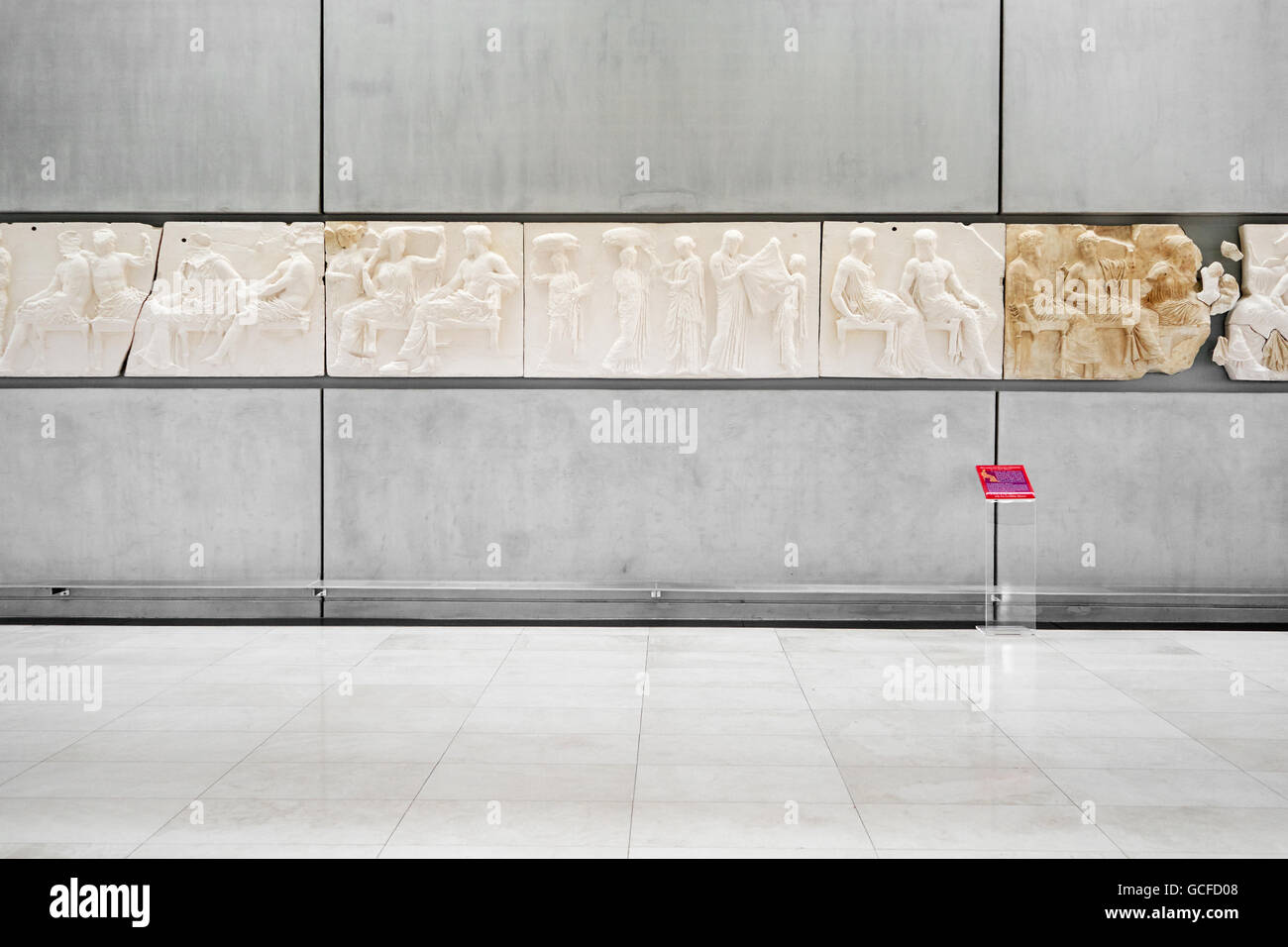 Interior view of the new Acropolis museum in Athens Stock Photo - Alamy