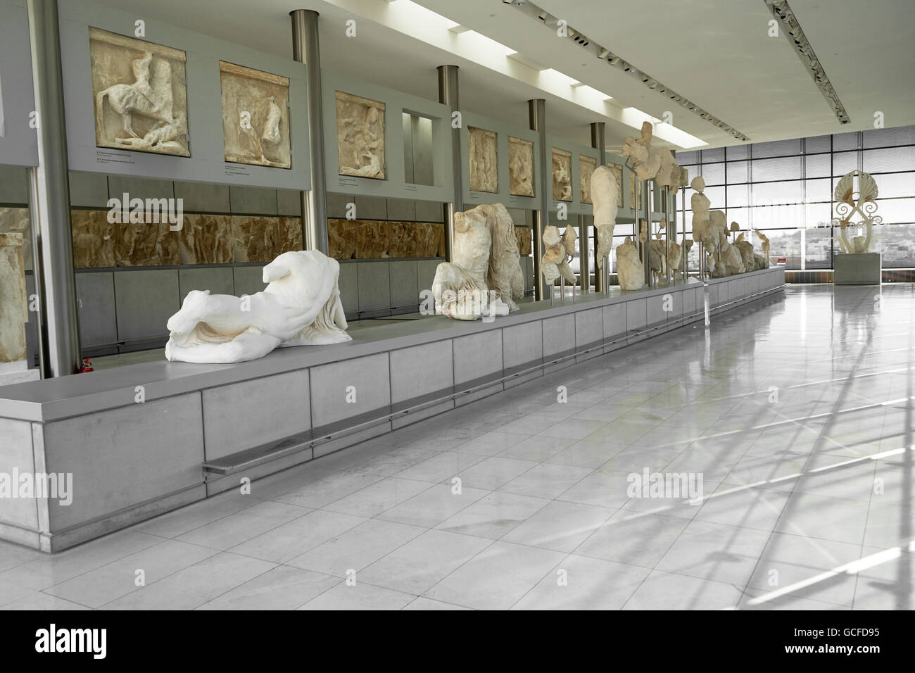 Interior view of the new Acropolis museum in Athens Stock Photo - Alamy