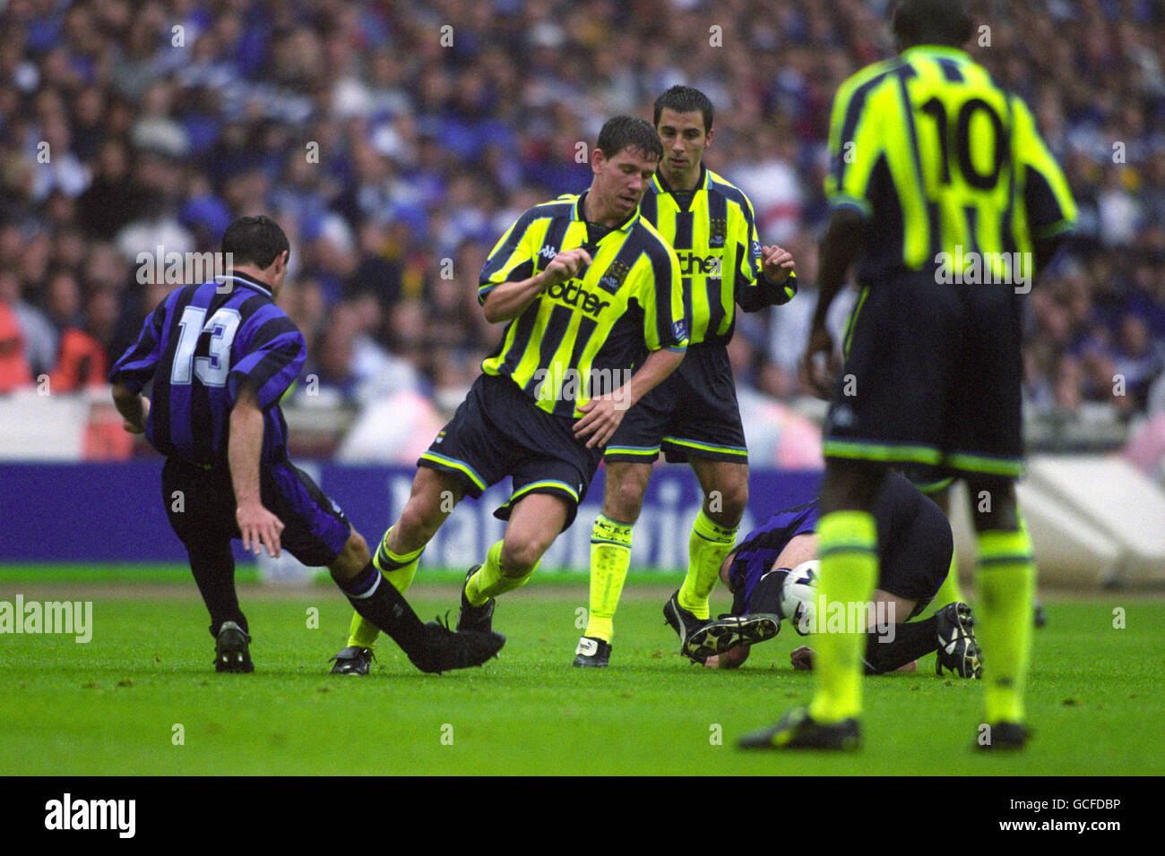 Shaun 10 all manchester city taylor on ground gillingham hi-res stock ...
