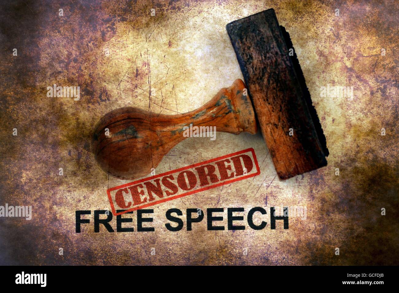 Censored free speech grunge concept Stock Photo - Alamy