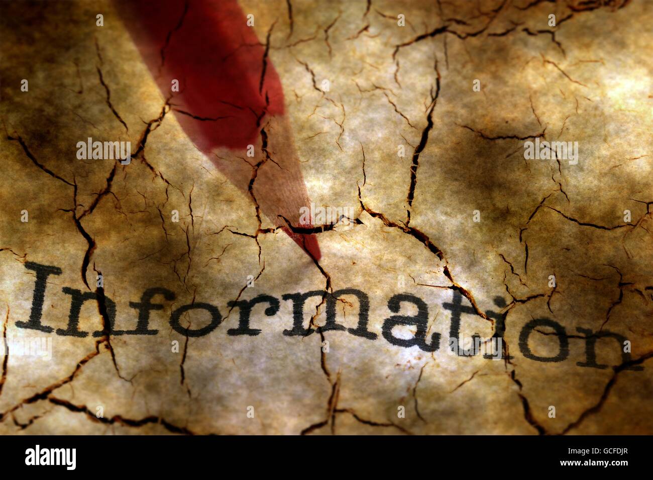 Broken information grunge concept Stock Photo - Alamy