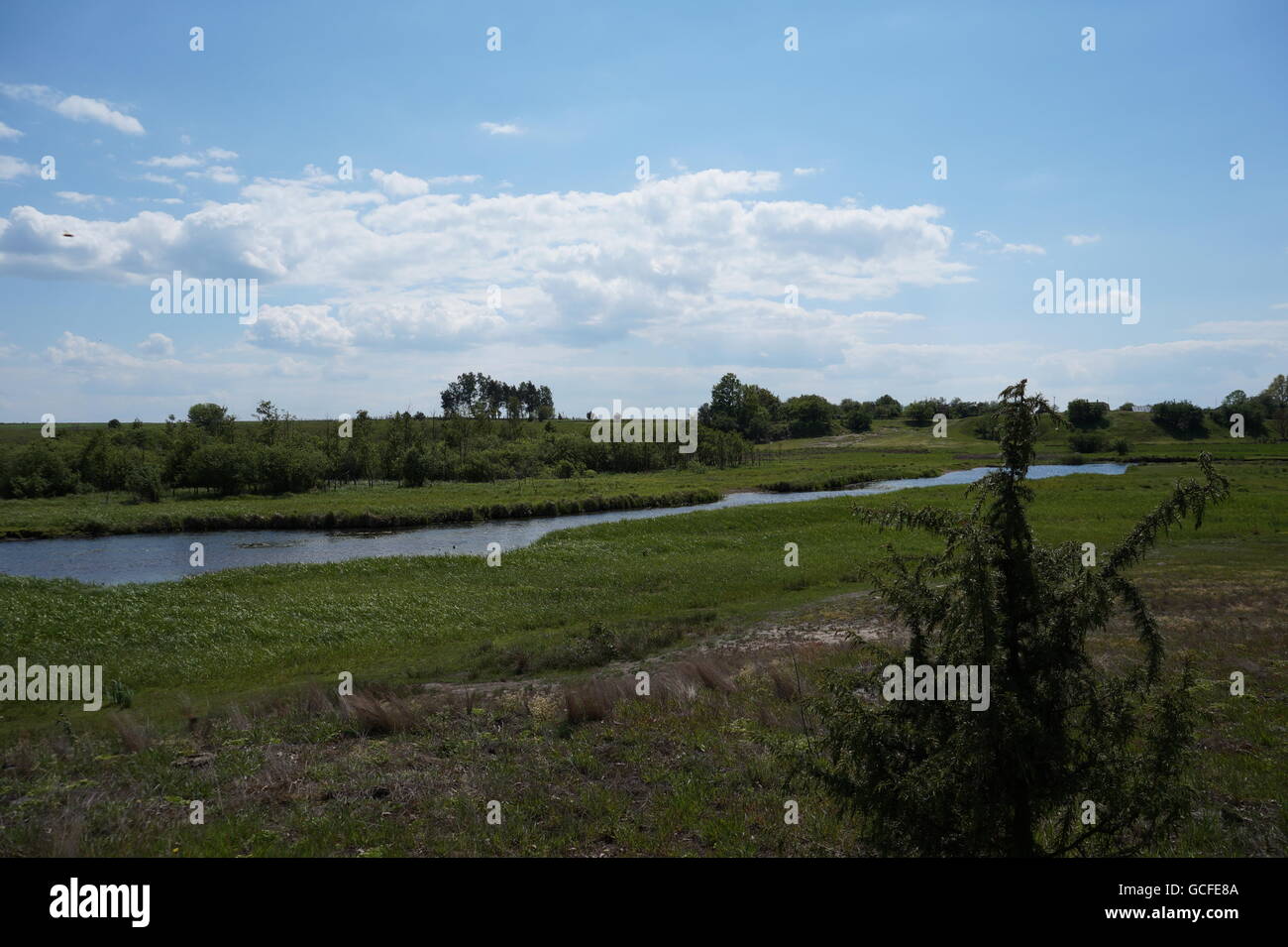 river bank landscape Stock Photo - Alamy