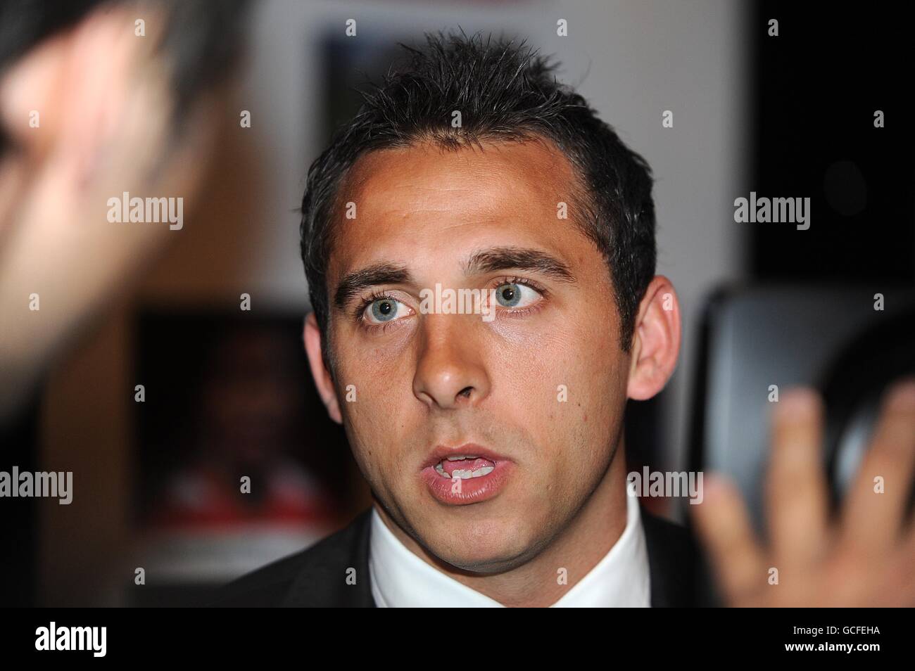 Cardiff City's Michael Chopra arrives at the PFA Player of the Year ...