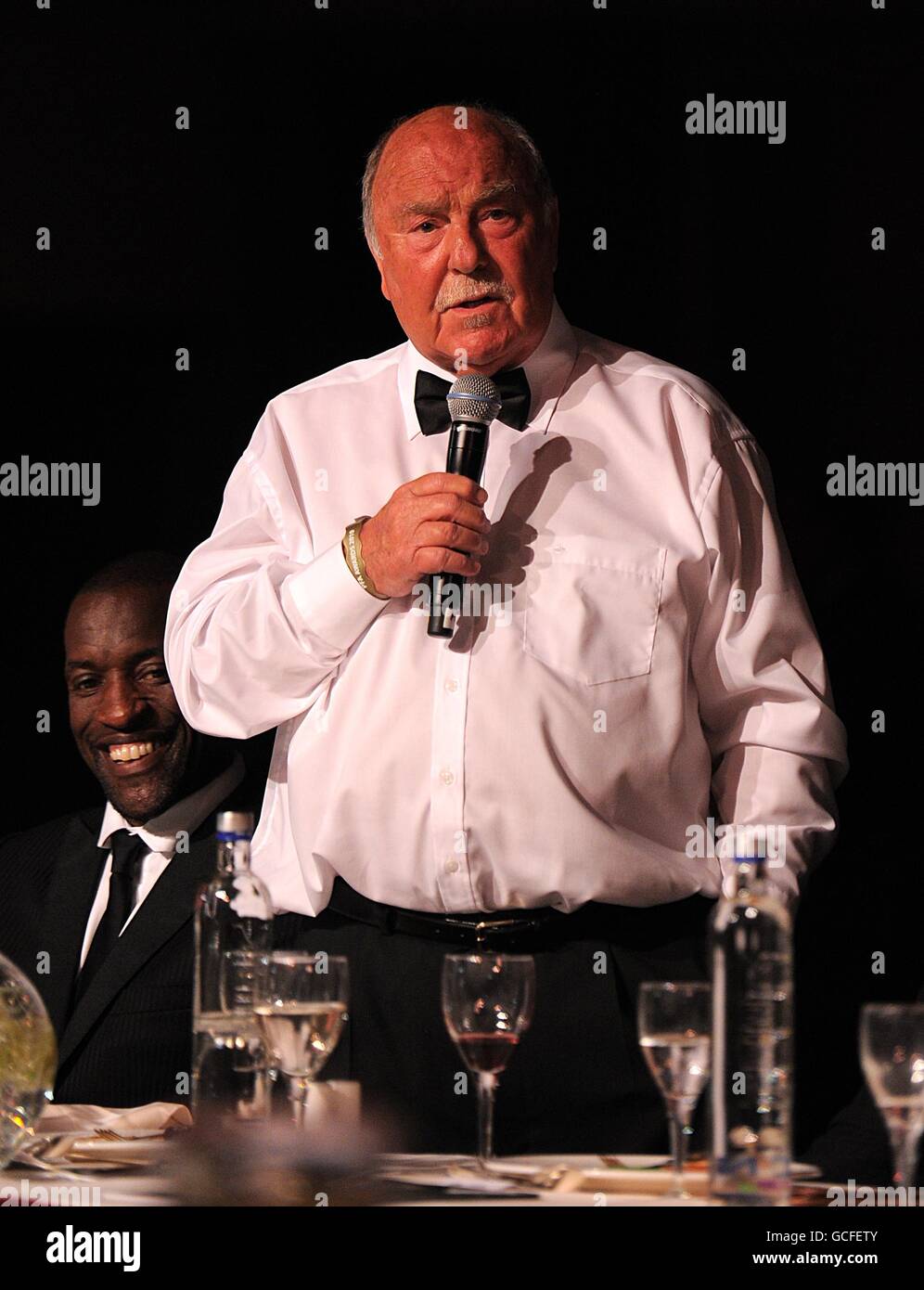 Jimmy Greaves makes a speech at the PFA Player of the Year Awards 2010 ...