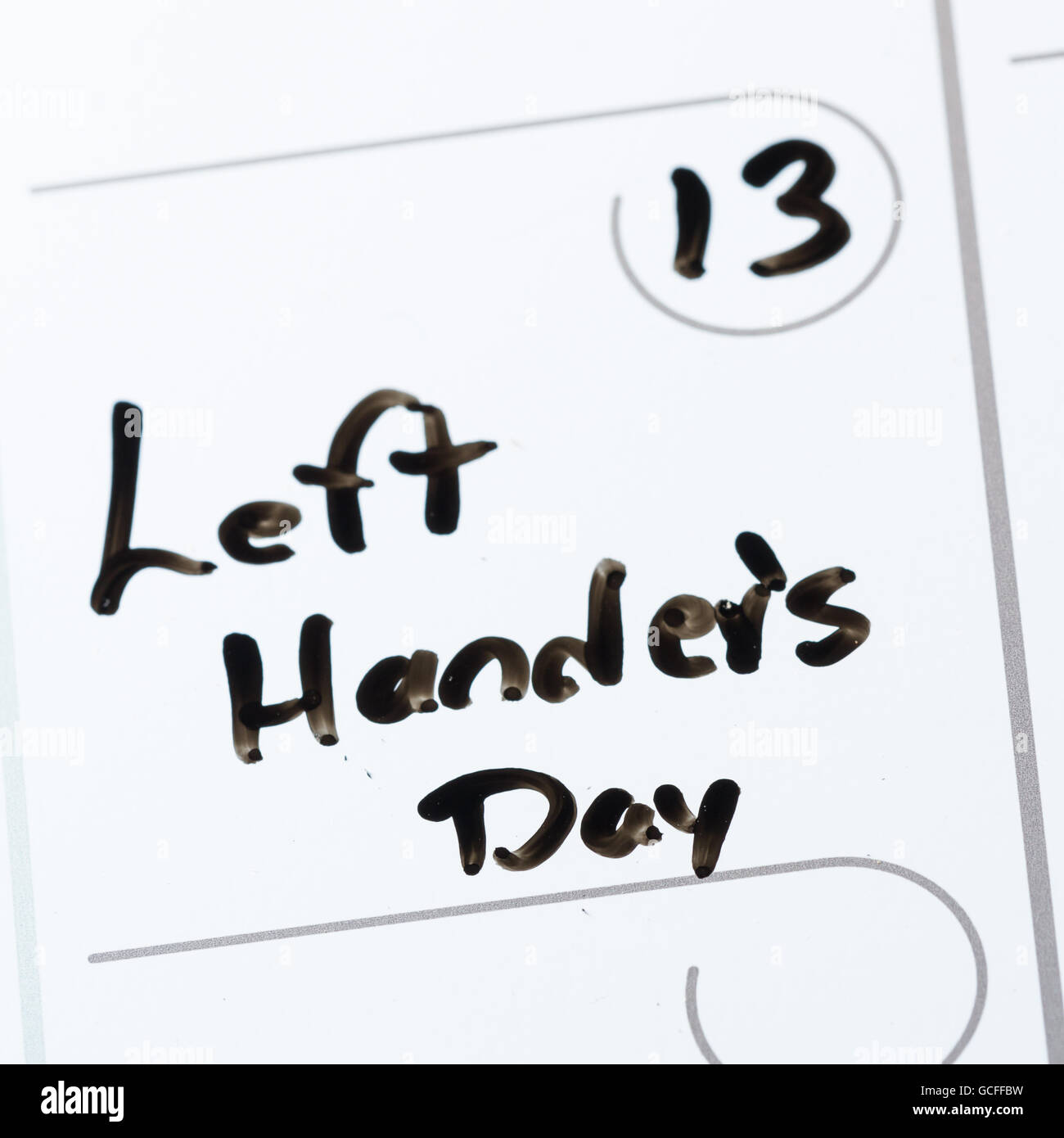 International left handers day hi-res stock photography and images - Alamy