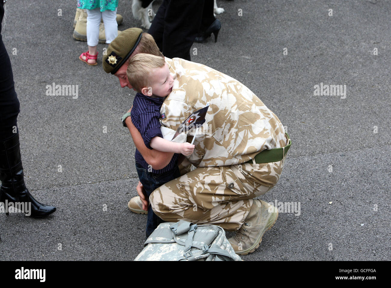 Soldiers return home from Afghanistan Stock Photo - Alamy