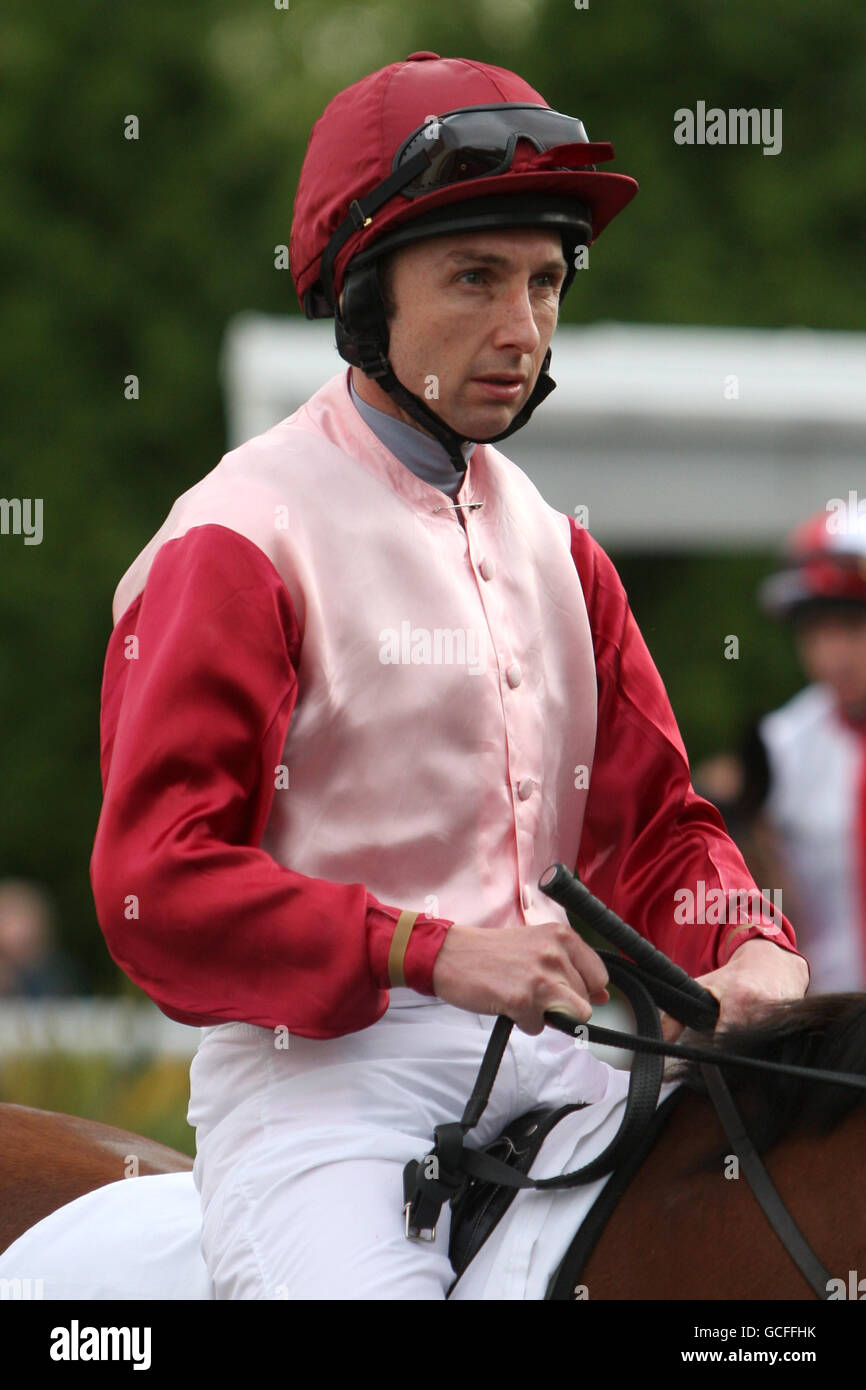 People's Cup race - Racing for Change. Anthony Culhane, jockey Stock ...