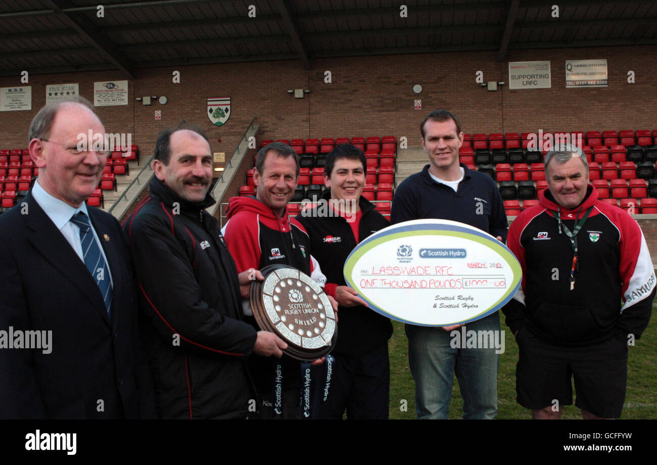 Left right scottish rugby council representative jim greenwood hi-res ...