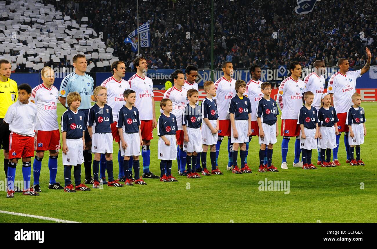 Europa league final line up hi-res stock photography and images - Alamy