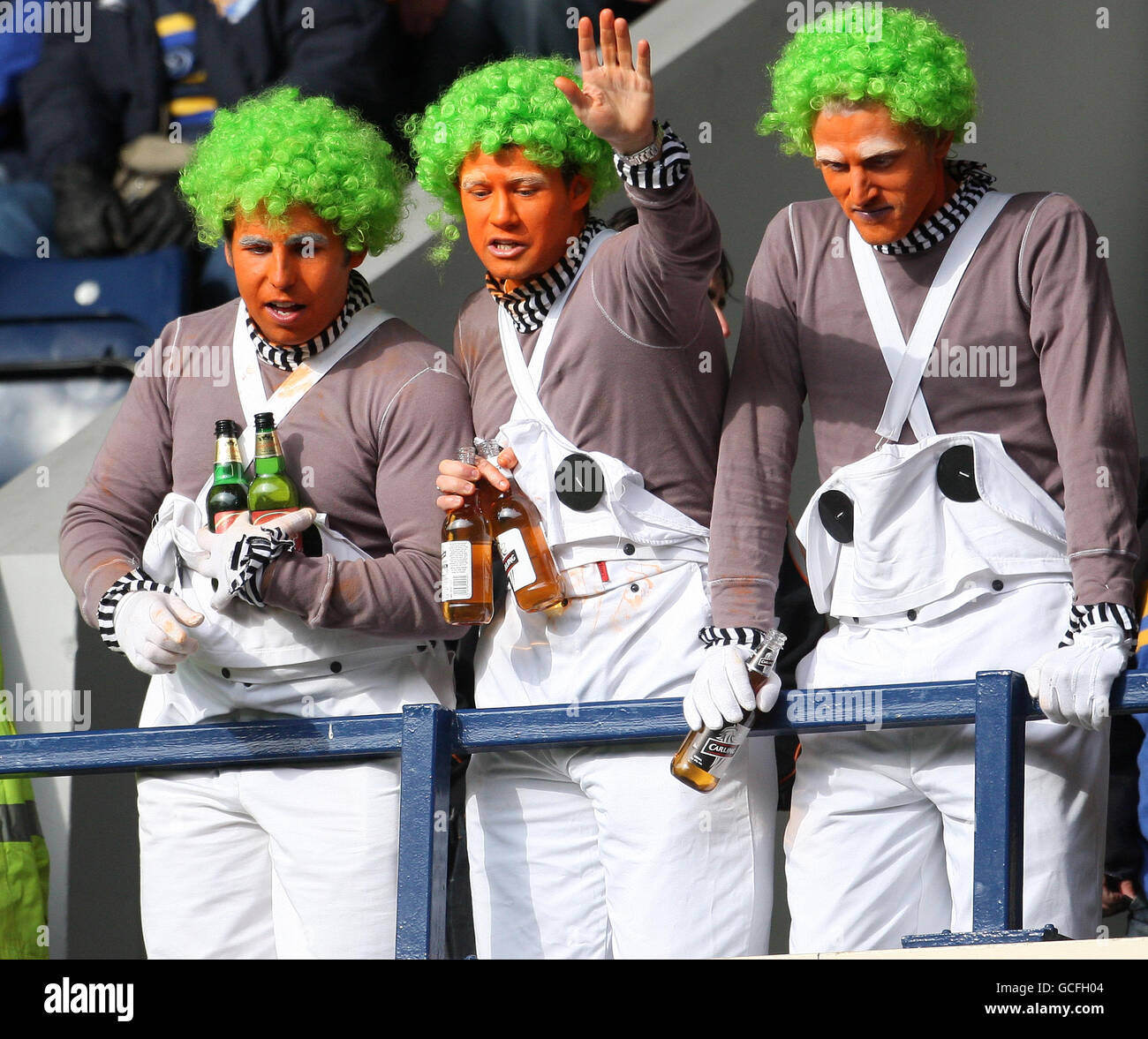 Fans during the magic weekend at murrayfield hi-res stock photography ...