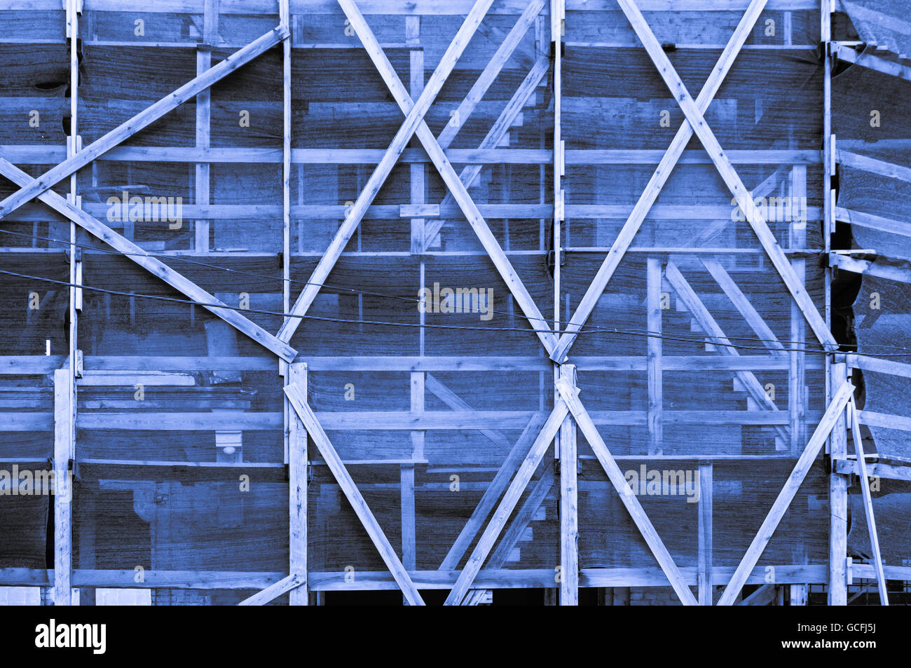 Blue framework hi-res stock photography and images - Alamy