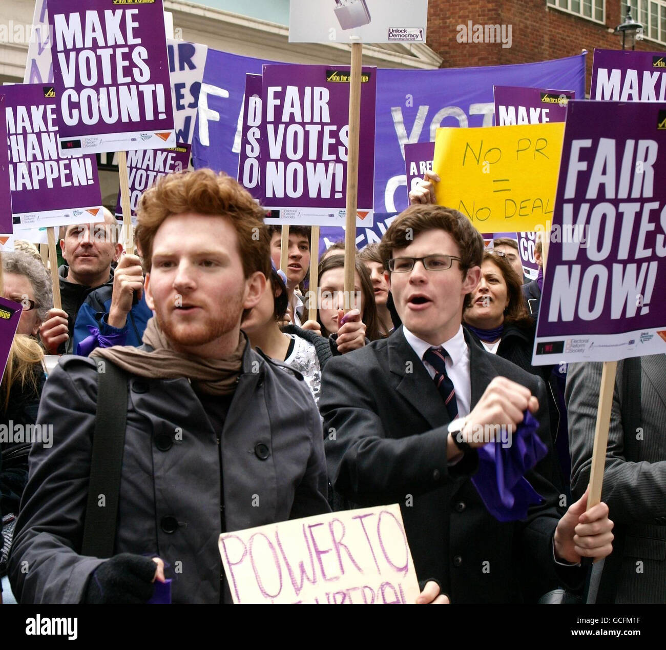 2010 General Election aftermath Stock Photo - Alamy