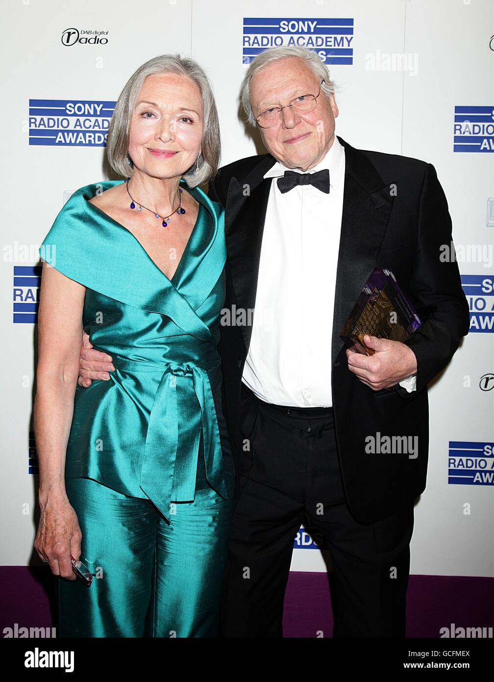 Anna Ford presents Sir David Attenborough with the Speech Broadcaster ...