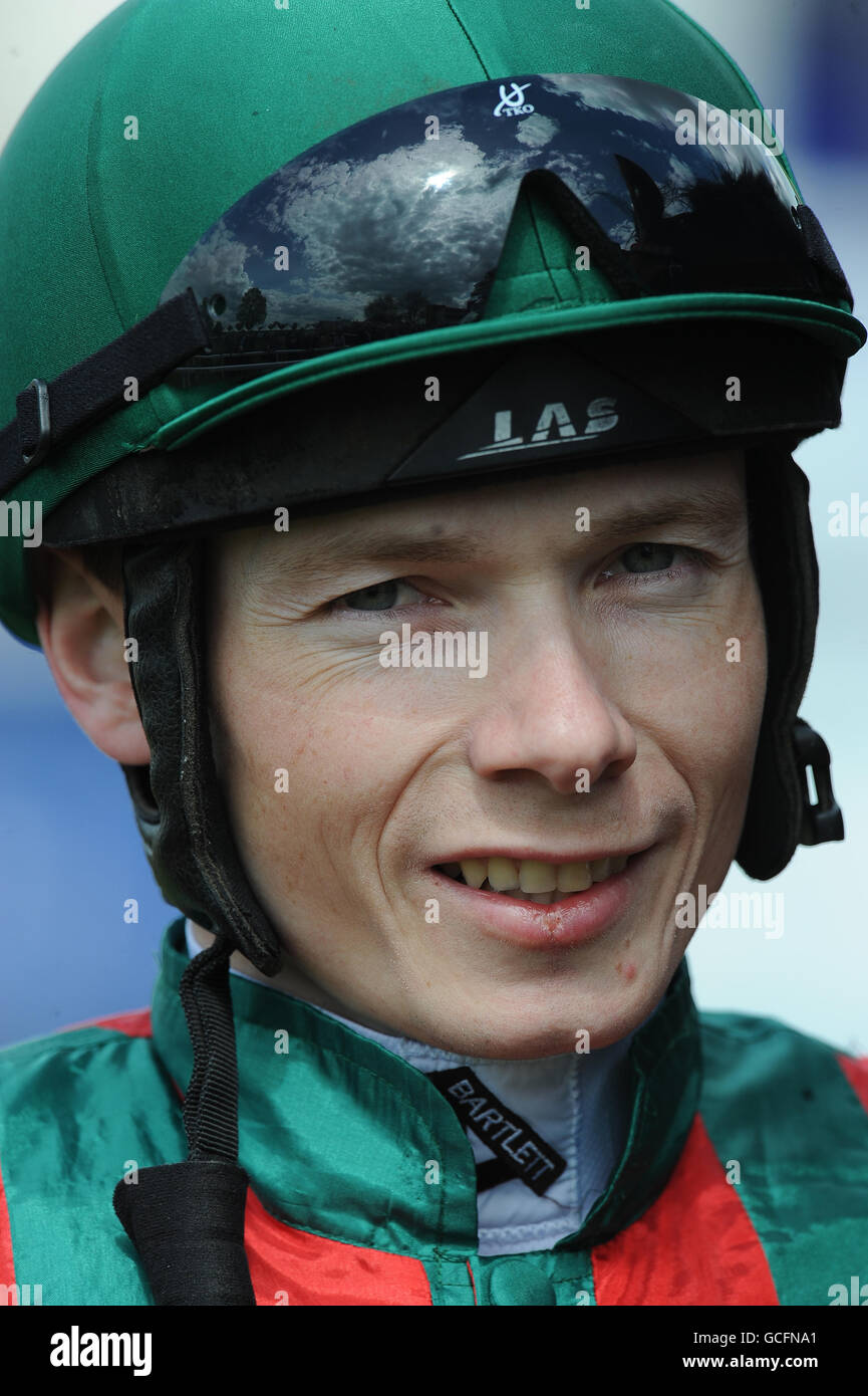 Jockey jamie spencer at newbury racecourse hi-res stock photography and ...