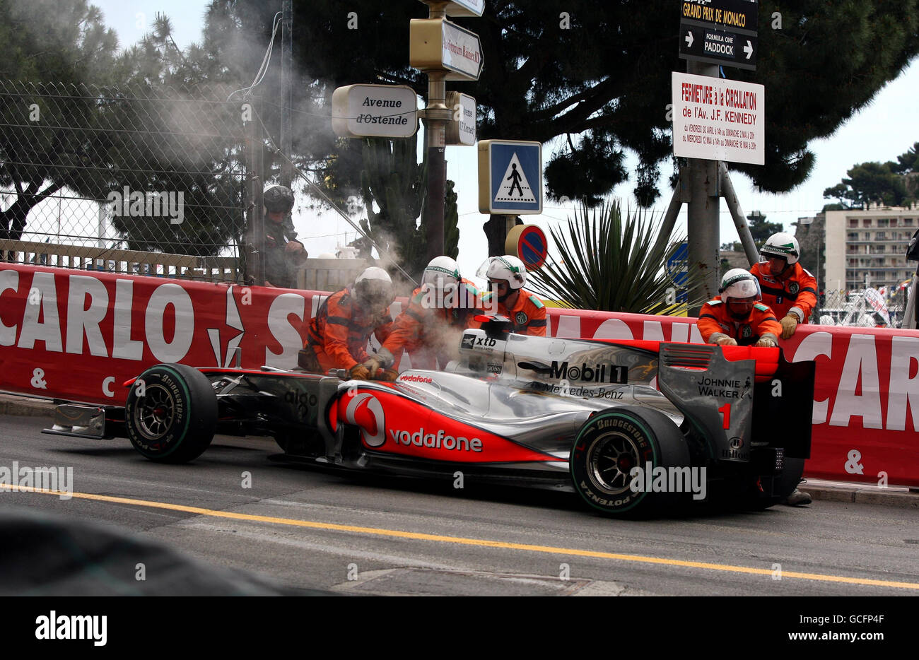 Formula One Motor Racing - Monaco Grand Prix - Circuit de Monaco Stock ...
