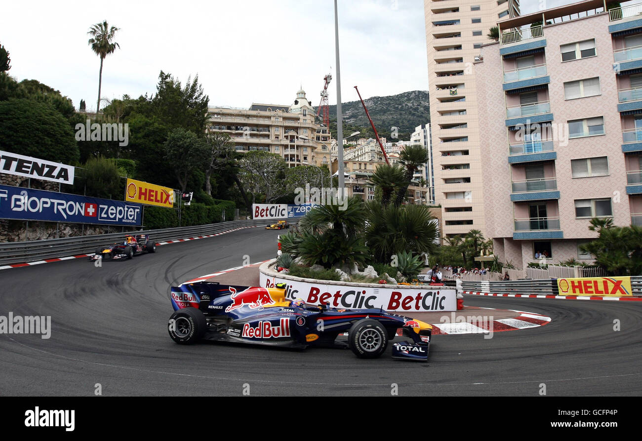 Red bulls mark webber monaco grand prix circuit de monaco hi-res stock ...