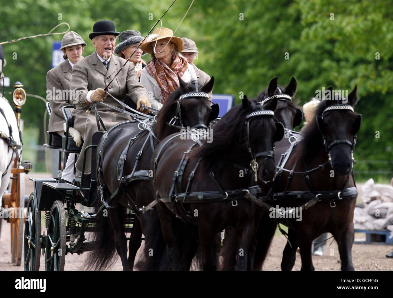 Equestrian - Carriage Driving - Royal Windsor Horse Show Stock Photo ...