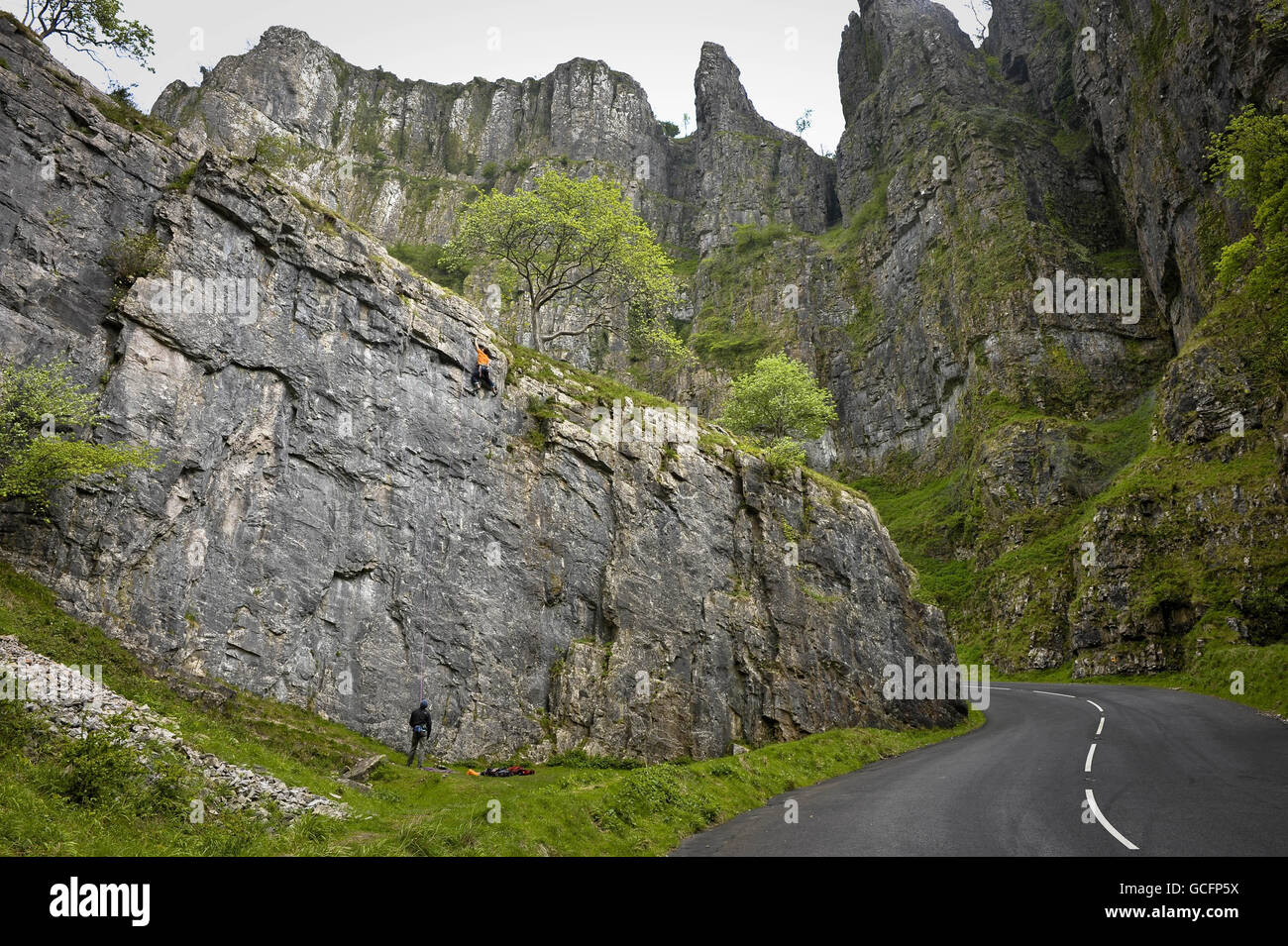 Cheddar Gorge Challenges Stock Photo - Alamy