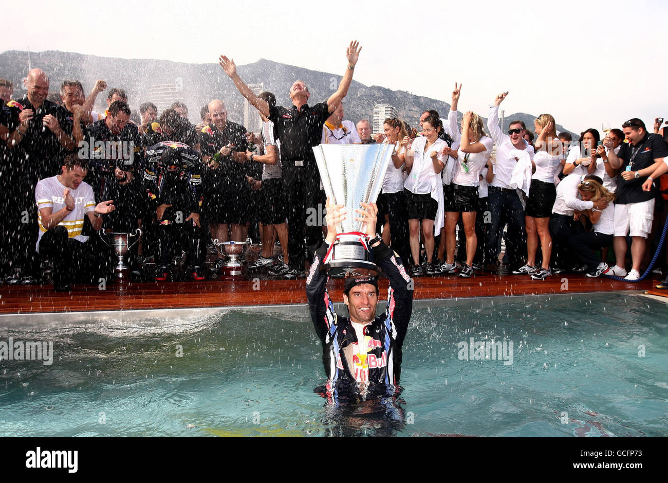 Red bulls mark webber monaco grand prix circuit de monaco hi-res stock ...