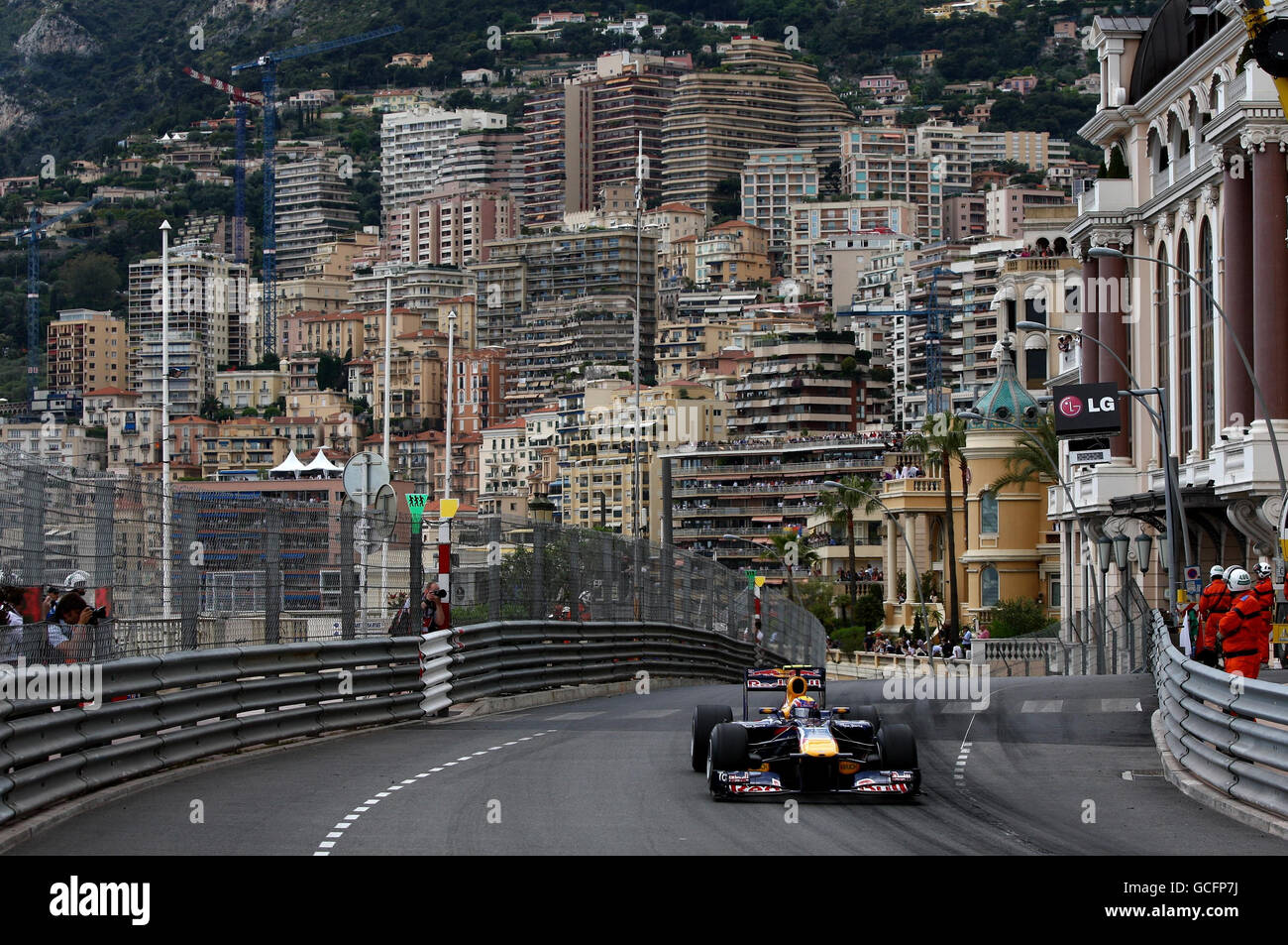 Red bulls mark webber monaco grand prix circuit de monaco hi-res stock ...