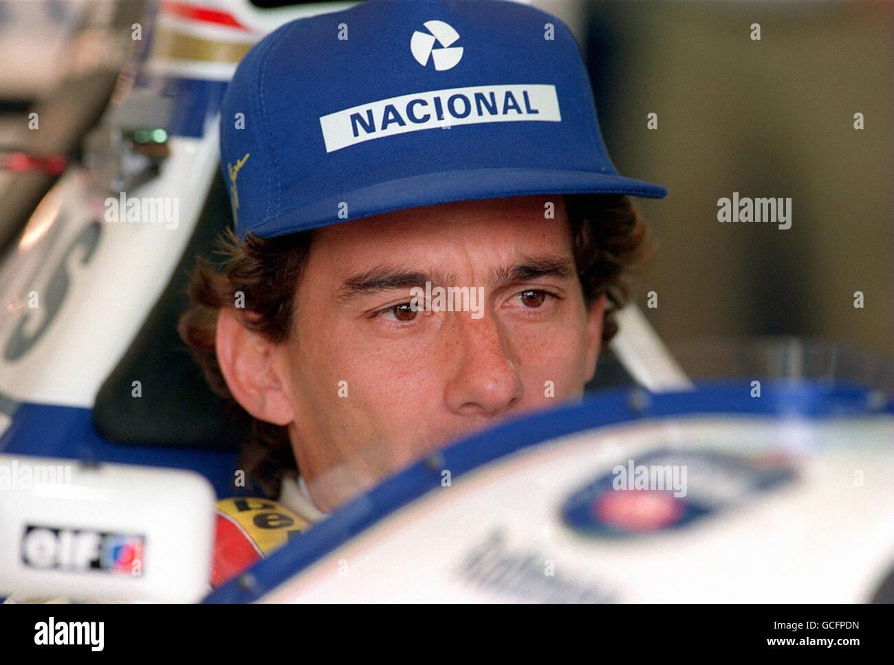 Ayrton senna rothmans williams renault hi-res stock photography and ...