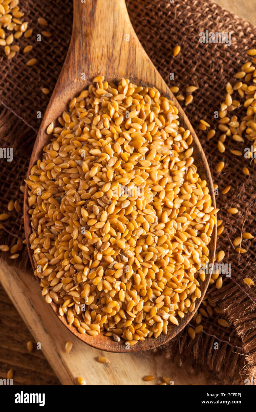 Golden brown linseed flaxseed hi-res stock photography and images - Alamy