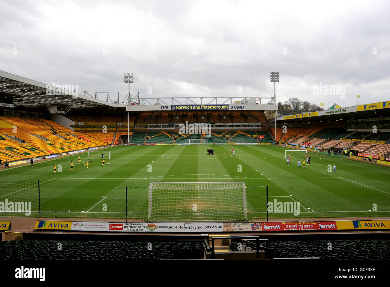 A view of inside carrow road hi-res stock photography and images - Alamy