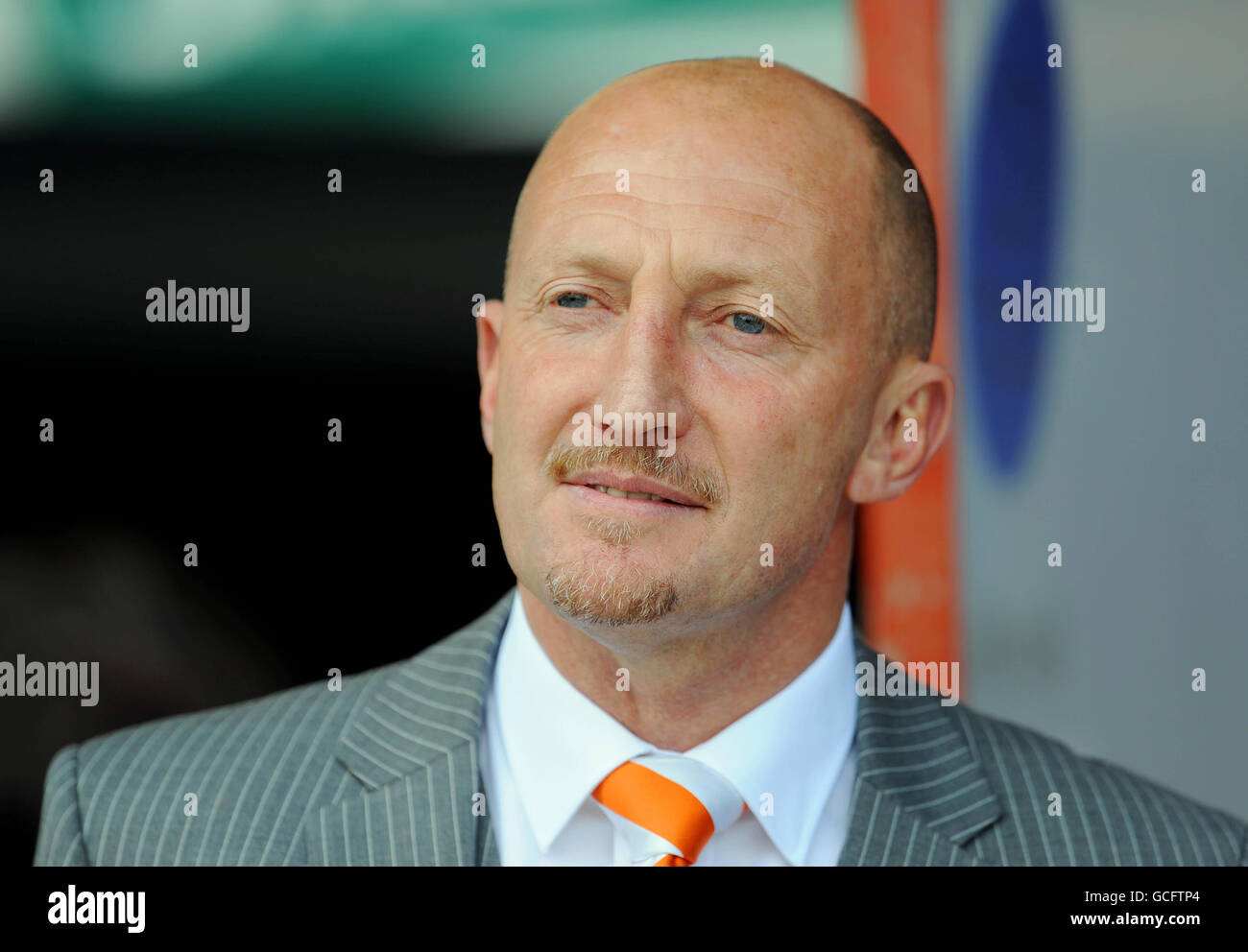 Blackpool manager Ian Holloway during the Coca-Cola Championship Match ...