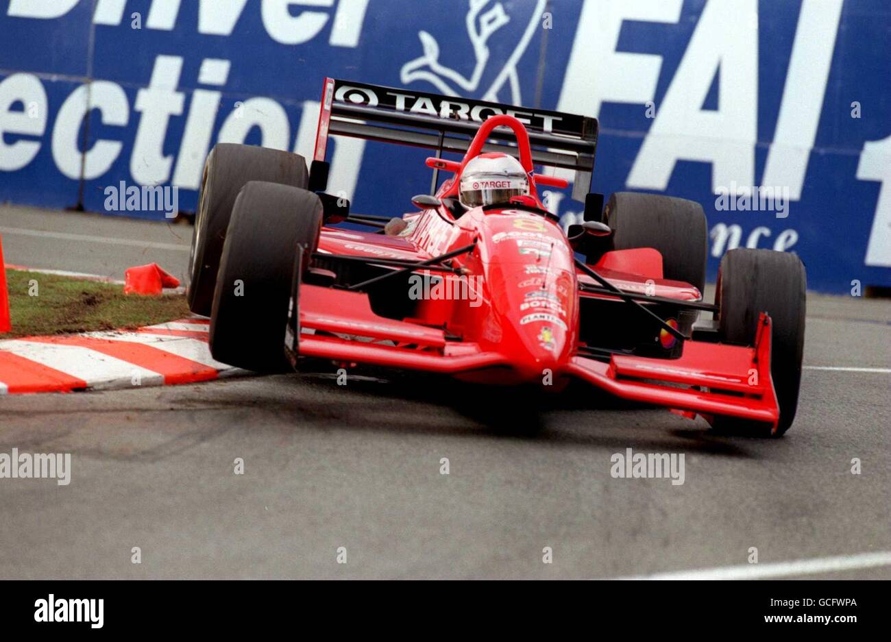 AUSTRALIAN INDY CAR RACING. MICHAEL ANDRETTI ON HIS WAY TO VICTORY ...