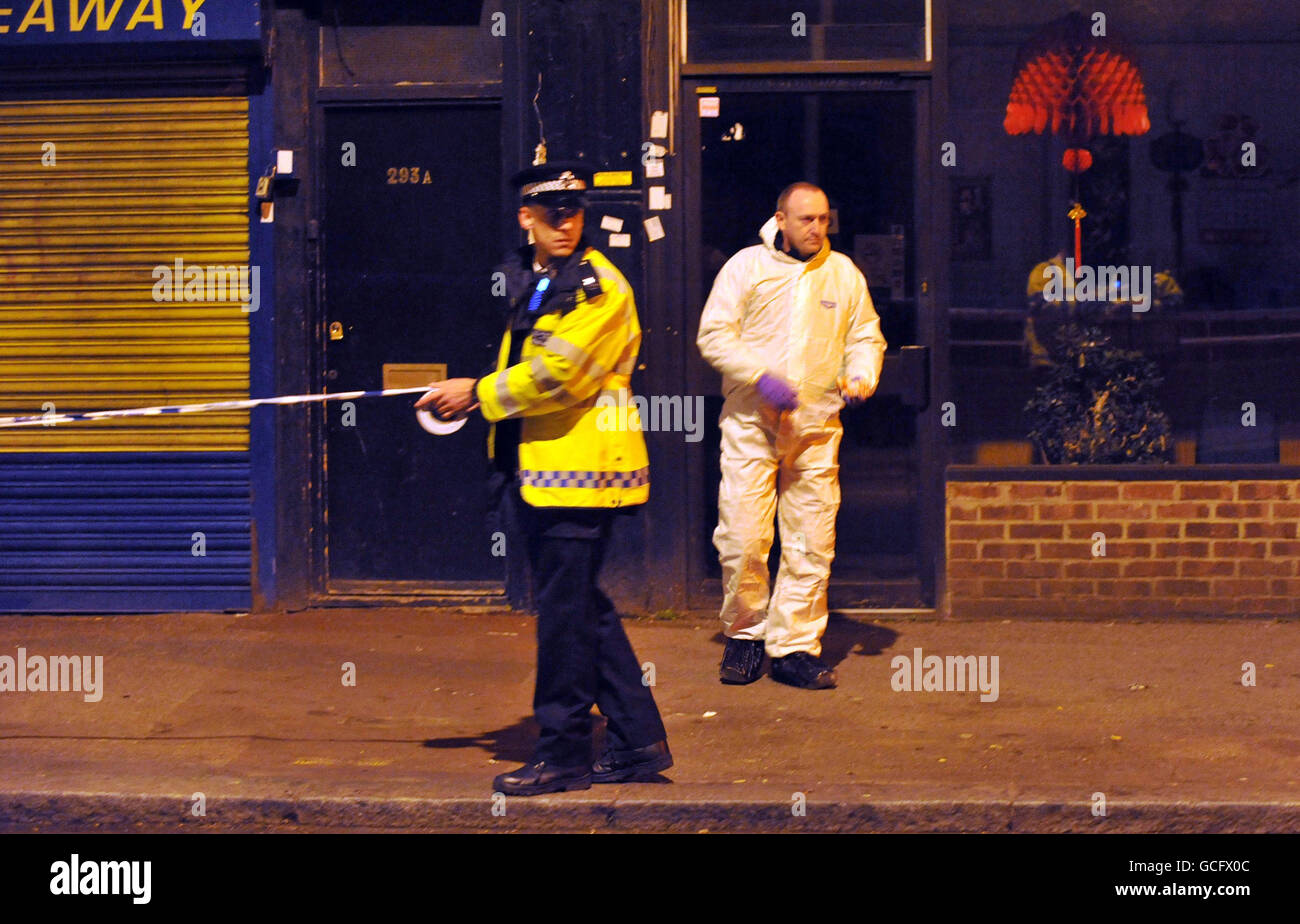 Police attending near the scene at Home Park Recreation Ground, in ...