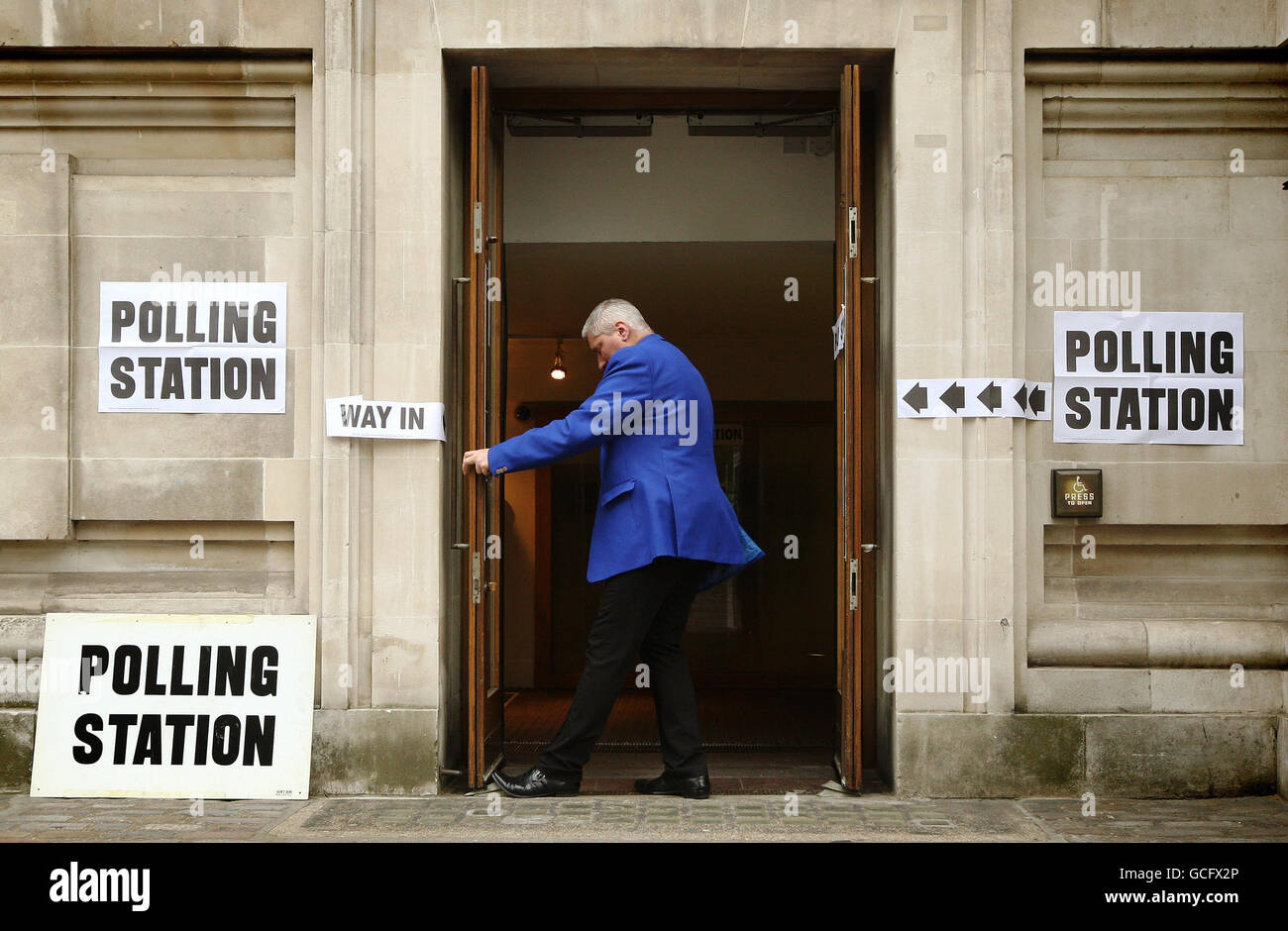 2010 General Election Polling Day Stock Photo - Alamy