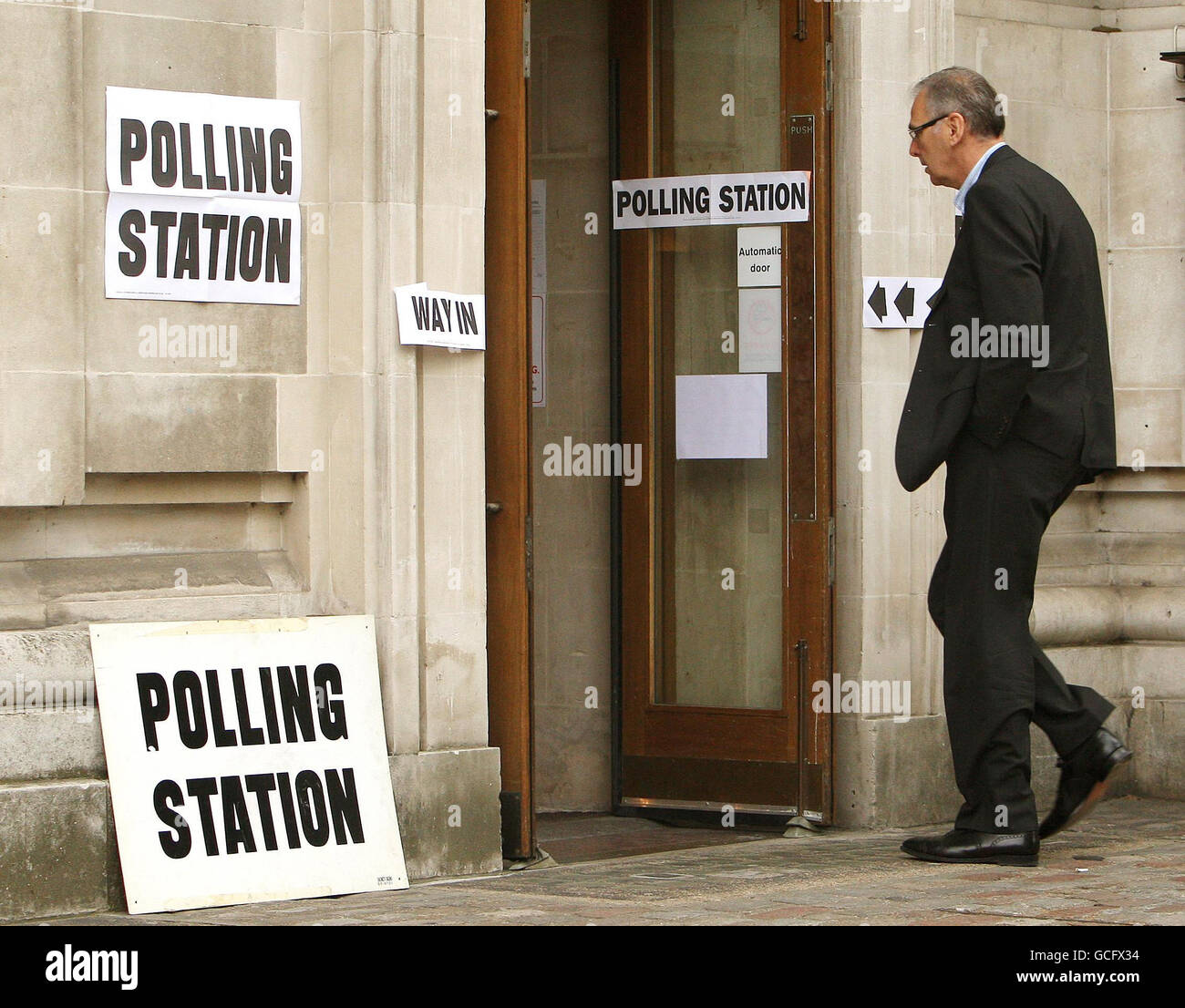 2010 General Election Polling Day Stock Photo - Alamy