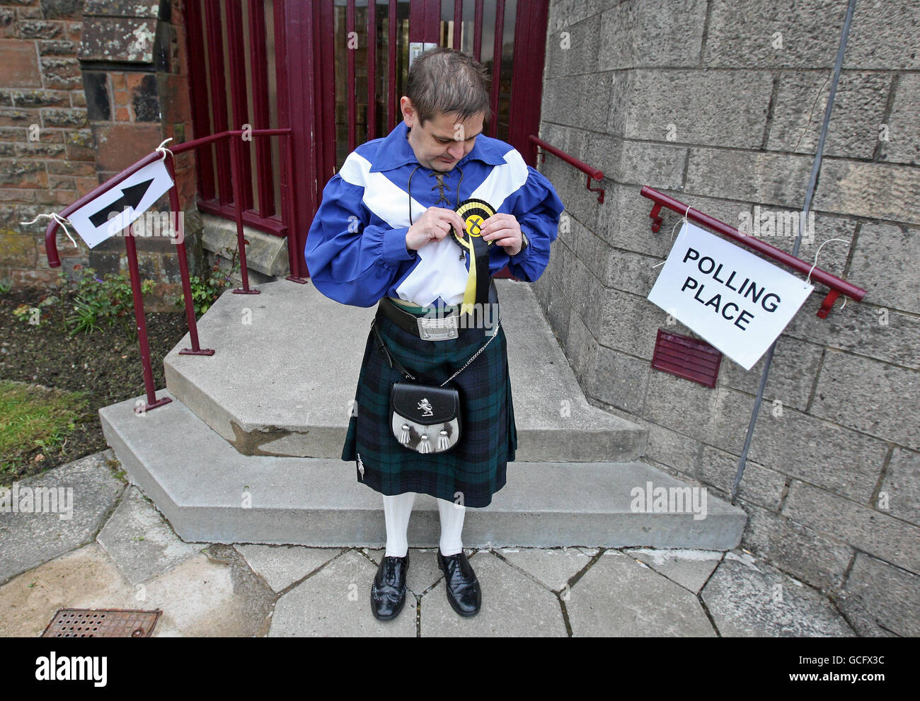 2010 General Election Polling Day Stock Photo - Alamy