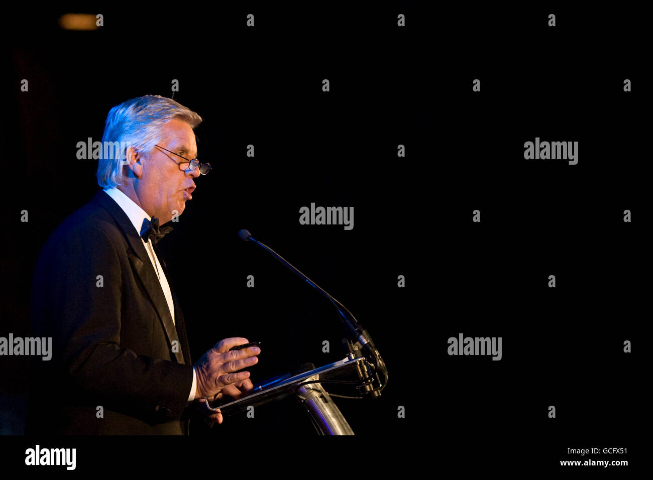 Steve Ryder on stage during the Player of the Year Awards Stock Photo ...