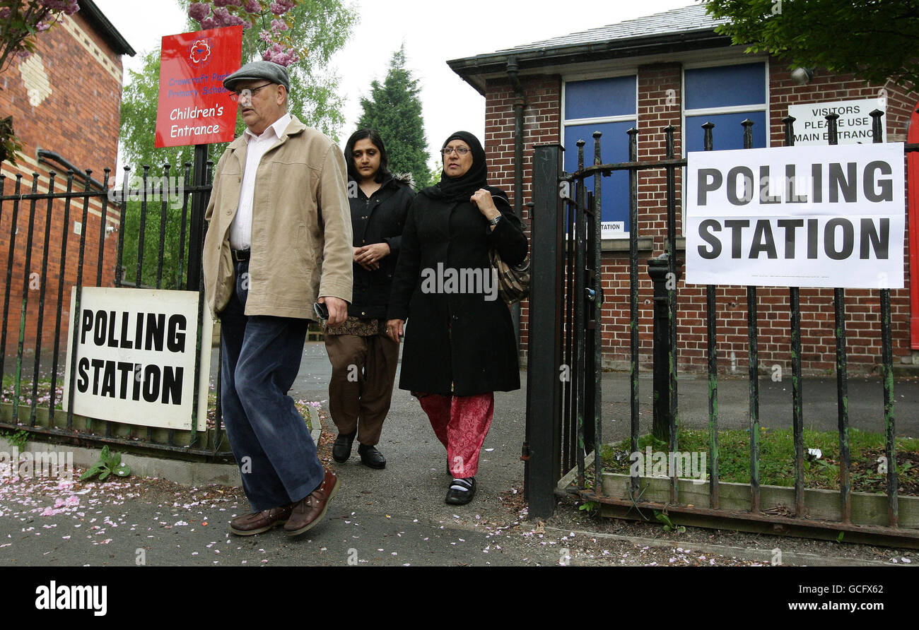 2010 General Election Polling Day Stock Photo - Alamy