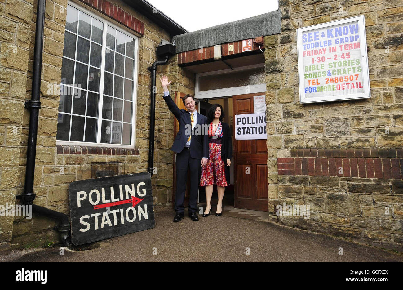 2010 General Election Polling Day Stock Photo - Alamy