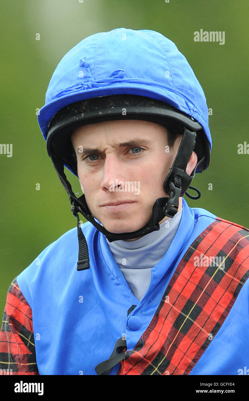 Horse Racing - Lingfield Racecourse. Ryan Moore, jockey Stock Photo - Alamy